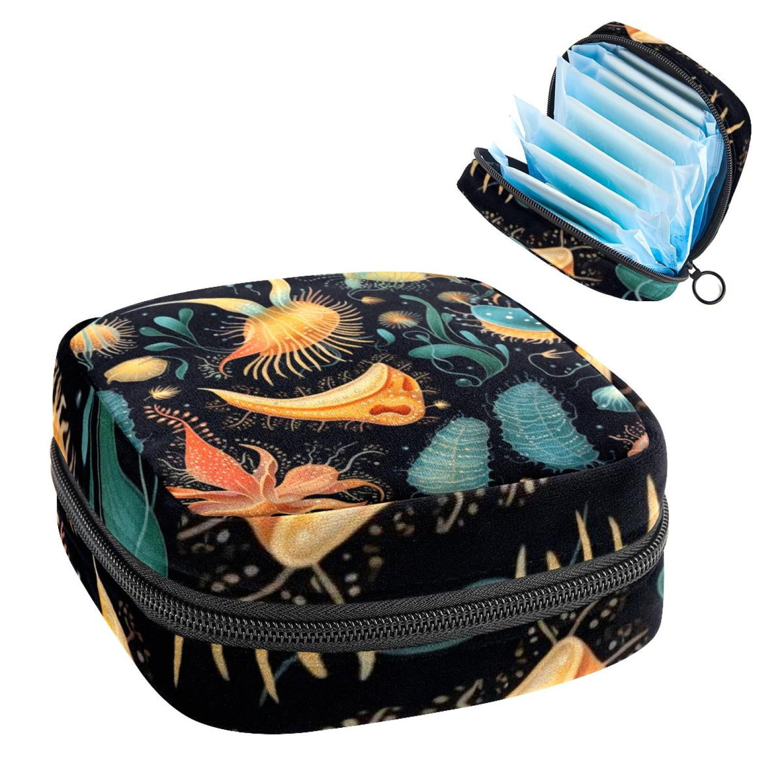 Sea Slug Velvet Period Bag Storage Organizer for Tampons and Pads ...