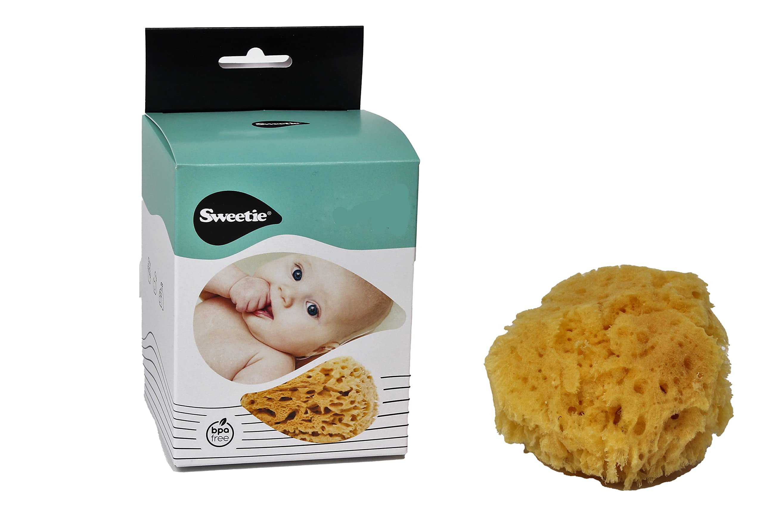 Sea Sponge for Newborn, Baby Bath 1 count - Walmart.com