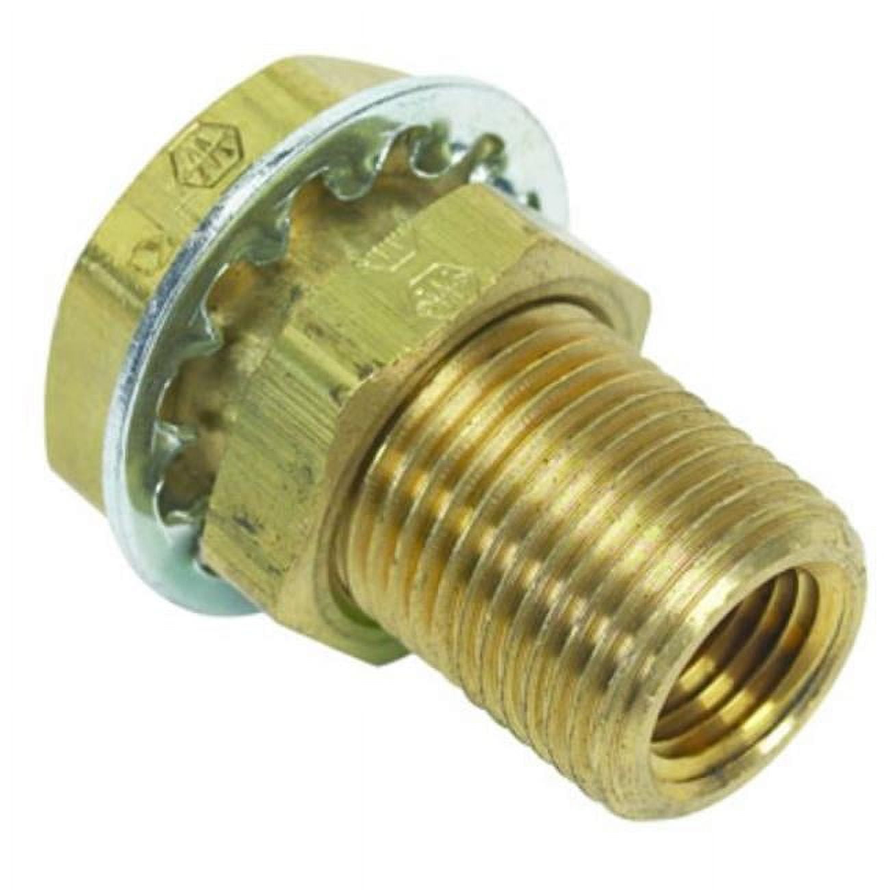 Sea Star Solutions 1/4 Fnpt Brass Bulkhead Fitng (033435-10) - Walmart.com