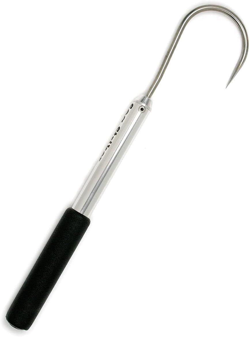 Sea Striker Aluminum Hand Gaff, 3" Stainless Hook, 12" Long - Walmart.com