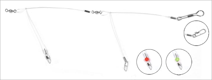 Sea Striker Bottom Rig 3Pk 2 Drop Mono Plain Bottom Rigs S2P-SPK ...