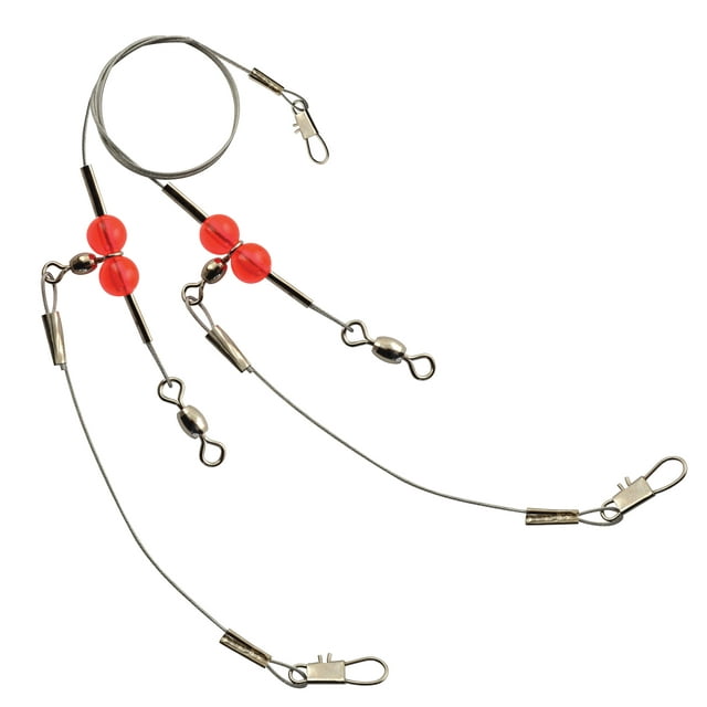 Sea Striker Double Drop Wire Coated 24 inch Bottom Rig - Walmart.com