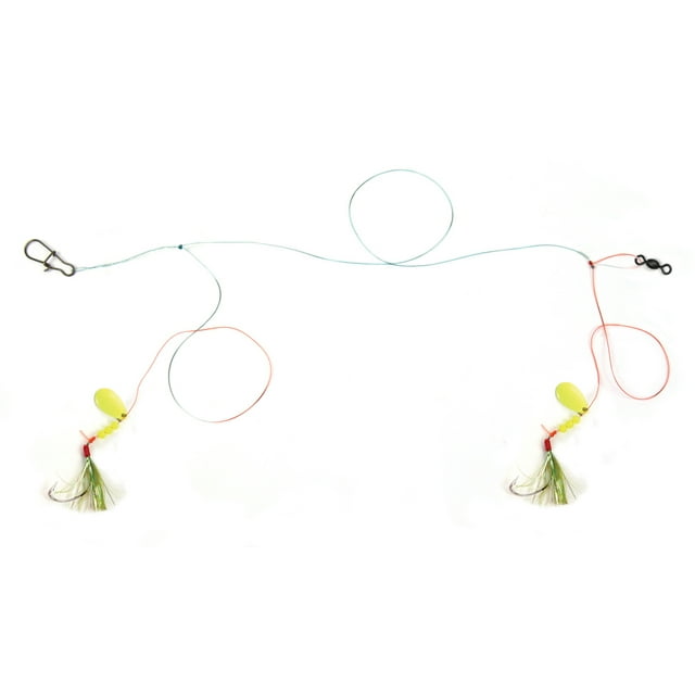 Sea Striker F2 Pro Series Saltwater Flounder Fishing Rig, Chartreuse ...