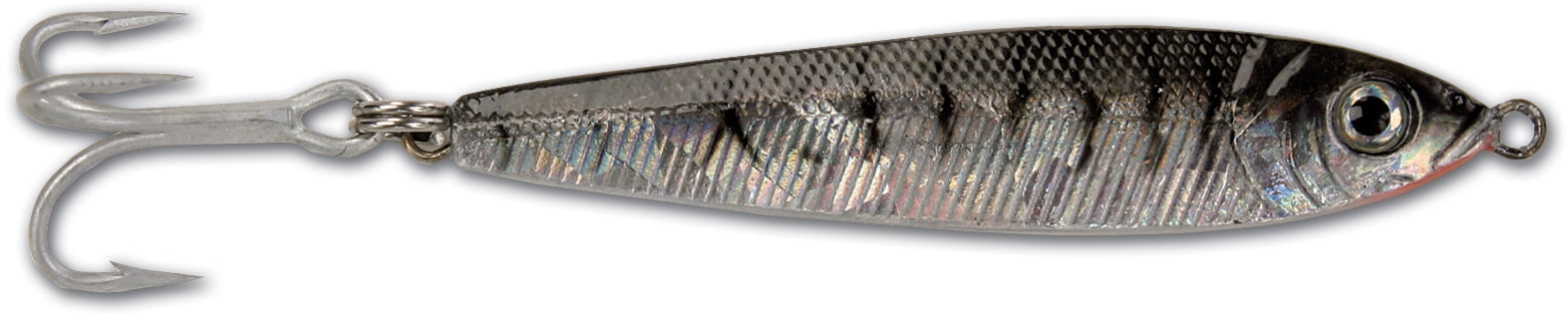 Sea Striker Jig Fish Lure Black Silver 1.5 oz for Minnow Species with ...