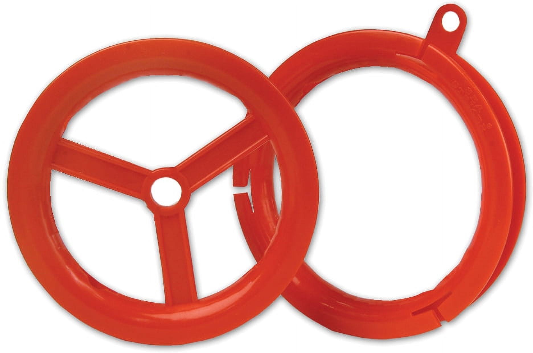 Sea Striker Leader Wheel with Spoke Fishing Accessory, Red, 6 ...