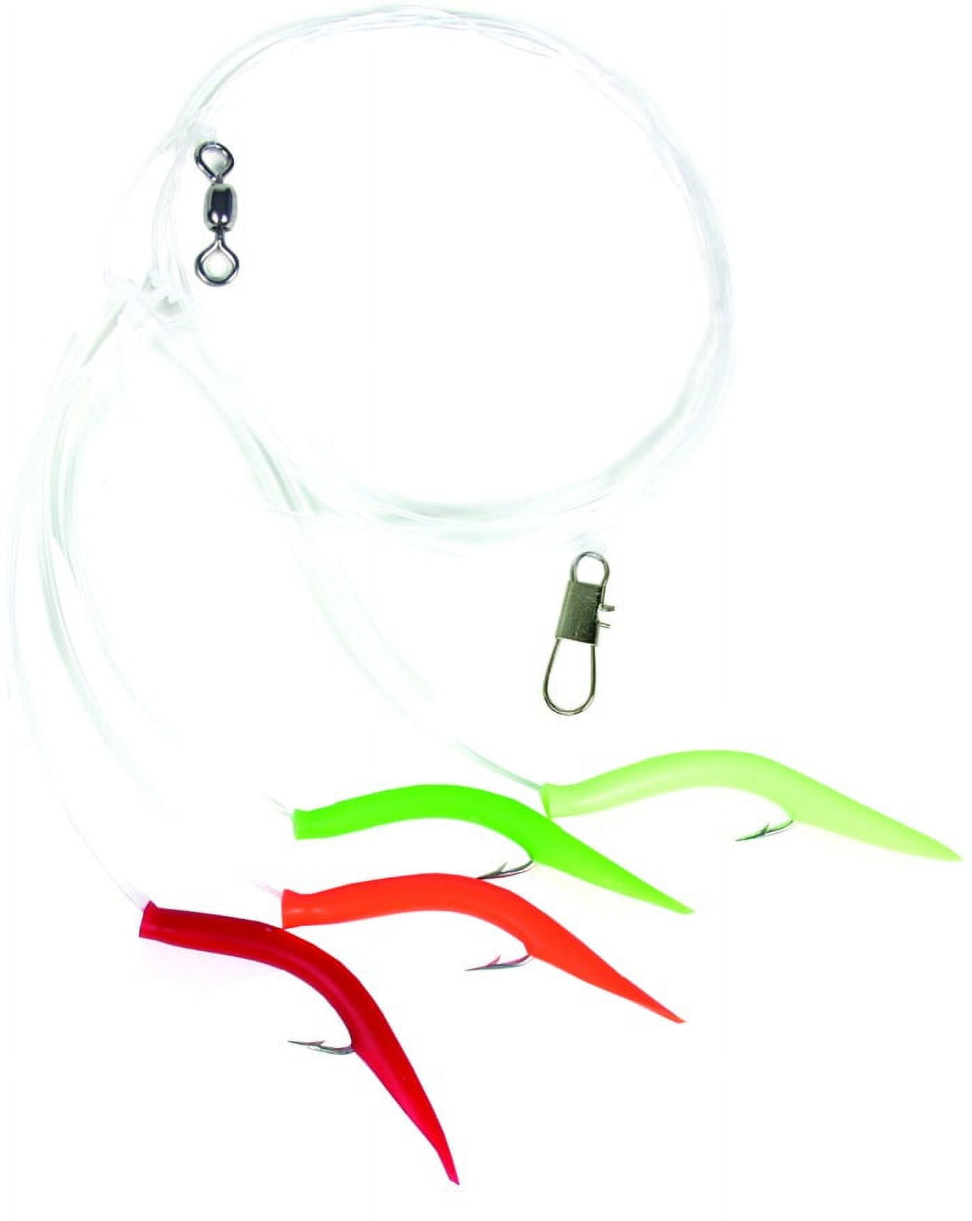 Sea Striker ZMTR4 Mackerel Rig4-Hook w/Tubing - Walmart.com