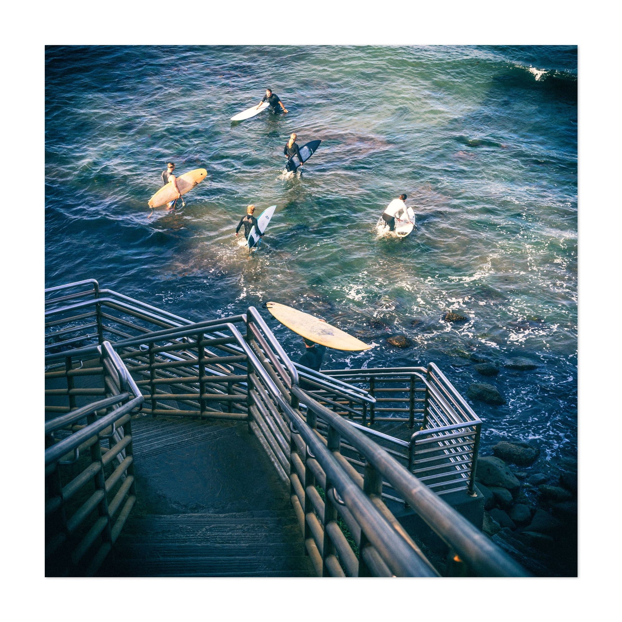 Down To The Sea, Sunset Cliffs - San Diego California Photography Surf ...