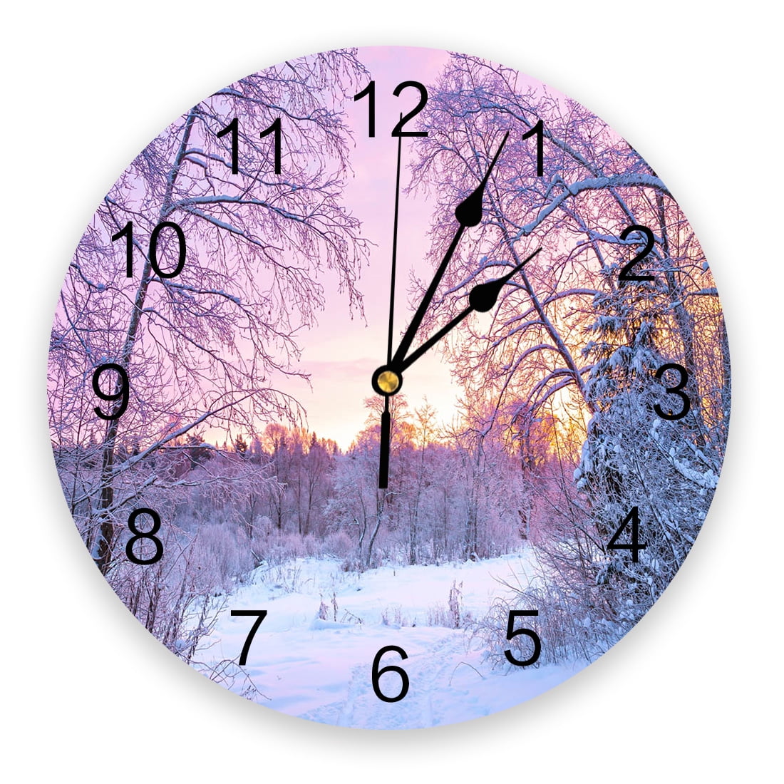 Sea Sunset Moon Stars Wall Clock Art Ornament Restaurant Cafe Shop ...