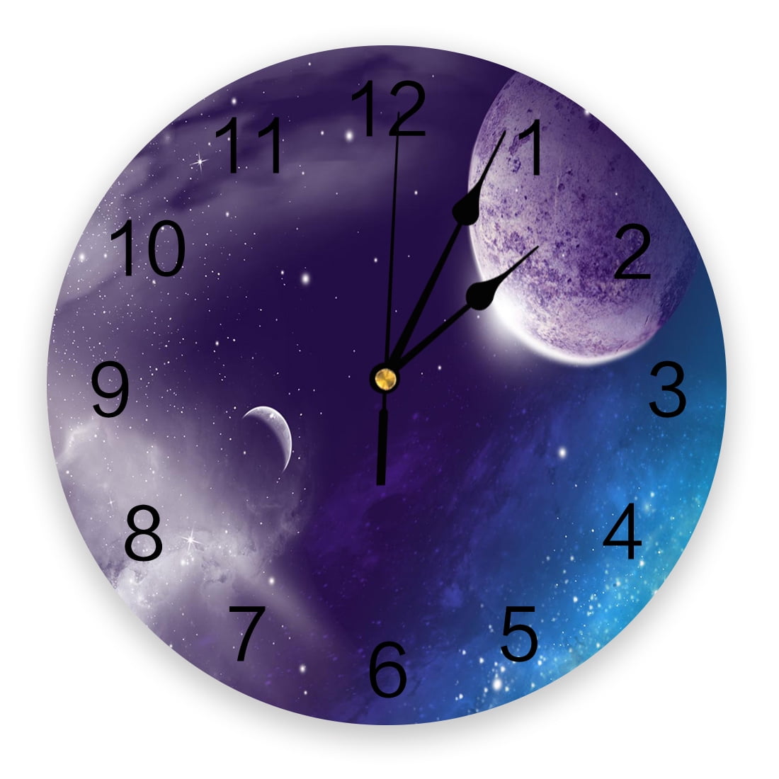 Sea Sunset Moon Stars Wall Clock Art Ornament Restaurant Cafe Shop ...