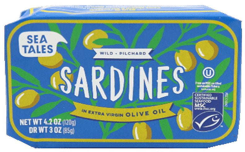 Sea Tales MSC Wild Caught Sardines in Extra Virgin Olive Oil (HW ...