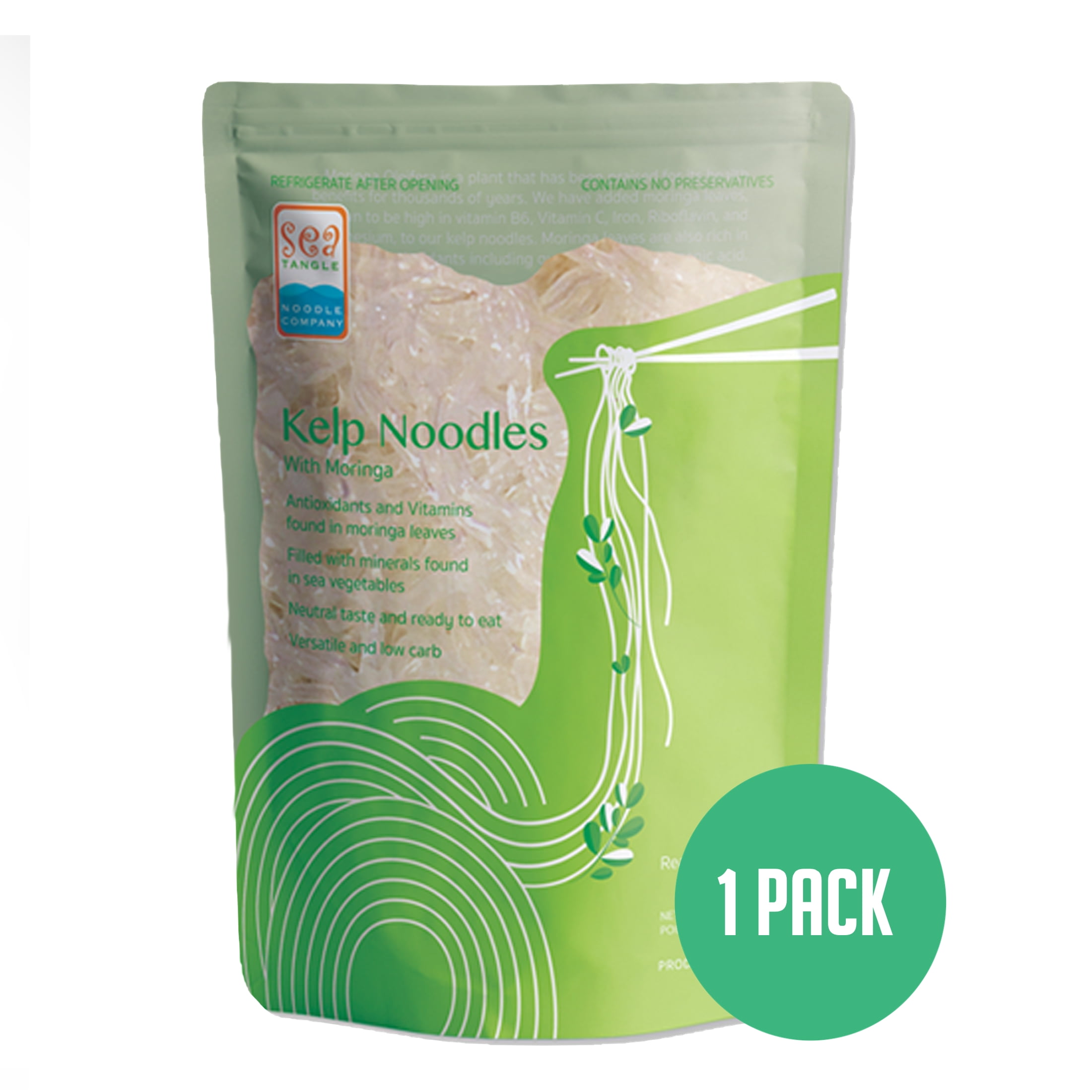 Sea Tangle Low Carb Kelp Noodles with Moringa, 12oz - Walmart.com Sea Tangle Low Carb Kelp Noodles with Moringa, 12oz - Walmart.com