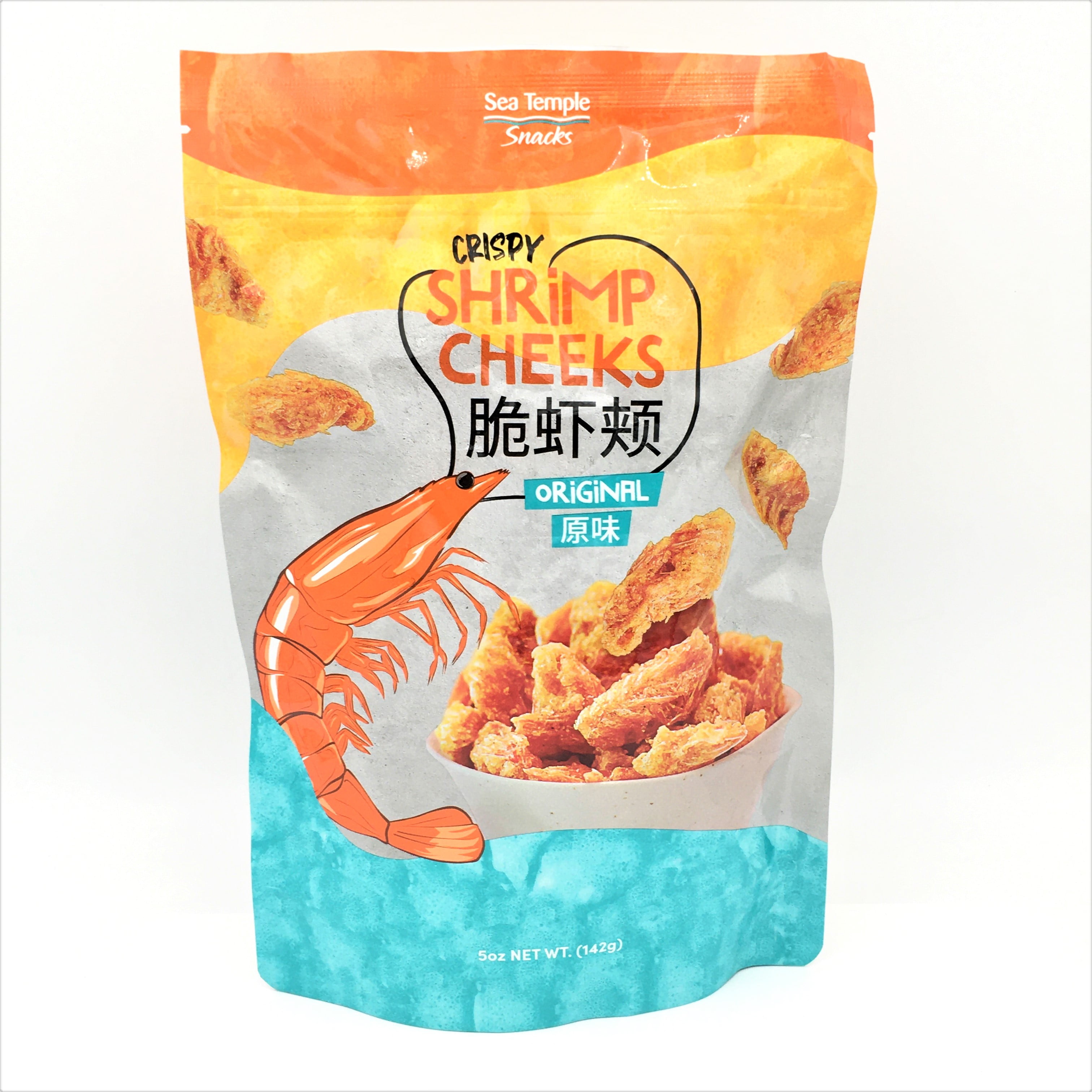 Sea Temple Snacks Shrimp Cheeks Original Flavor 5 oz /142 g - Walmart.com