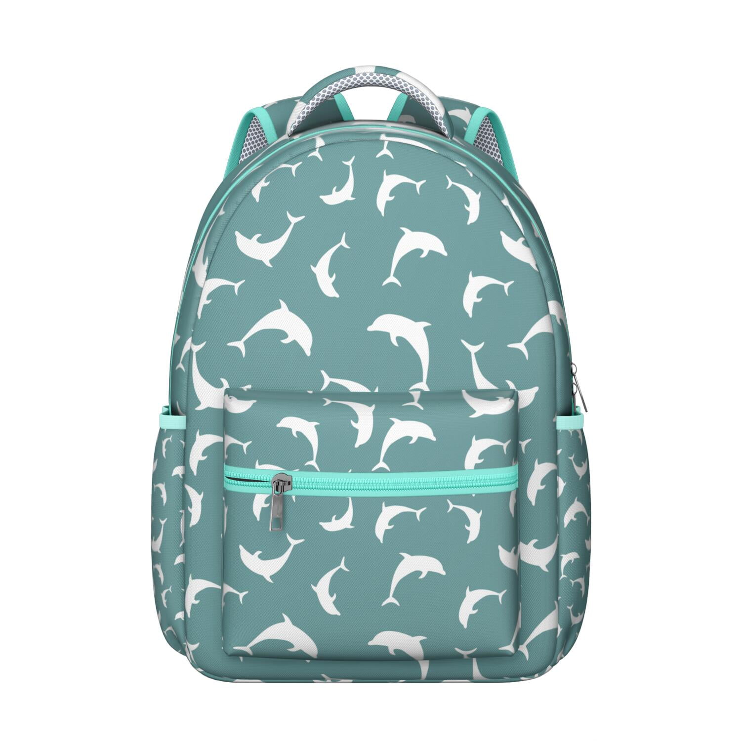 Sea Themed Watercolor Backpack - Ergonomic & Waterproof Student ...