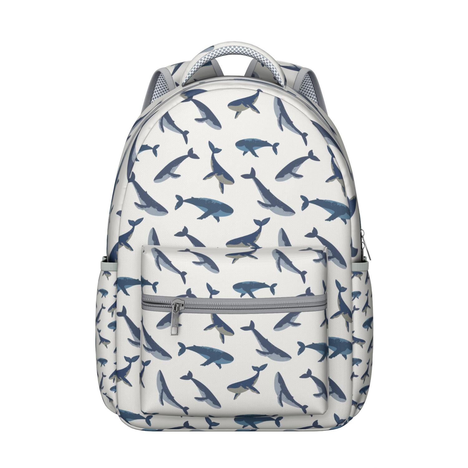 Sea Themed Watercolor Backpack - Ergonomic & Waterproof Student ...
