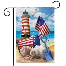 Toland Home Garden West Quoddy Head Lighthouse House Flag - Walmart.com