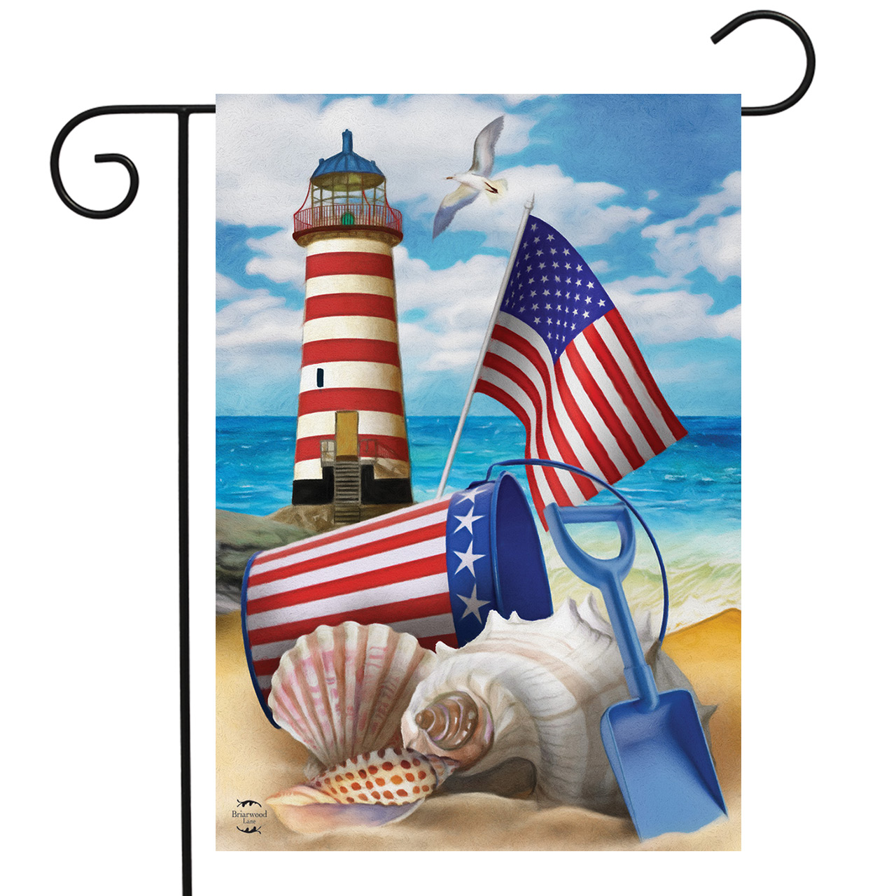 Toland Home Garden West Quoddy Head Lighthouse House Flag - Walmart.com