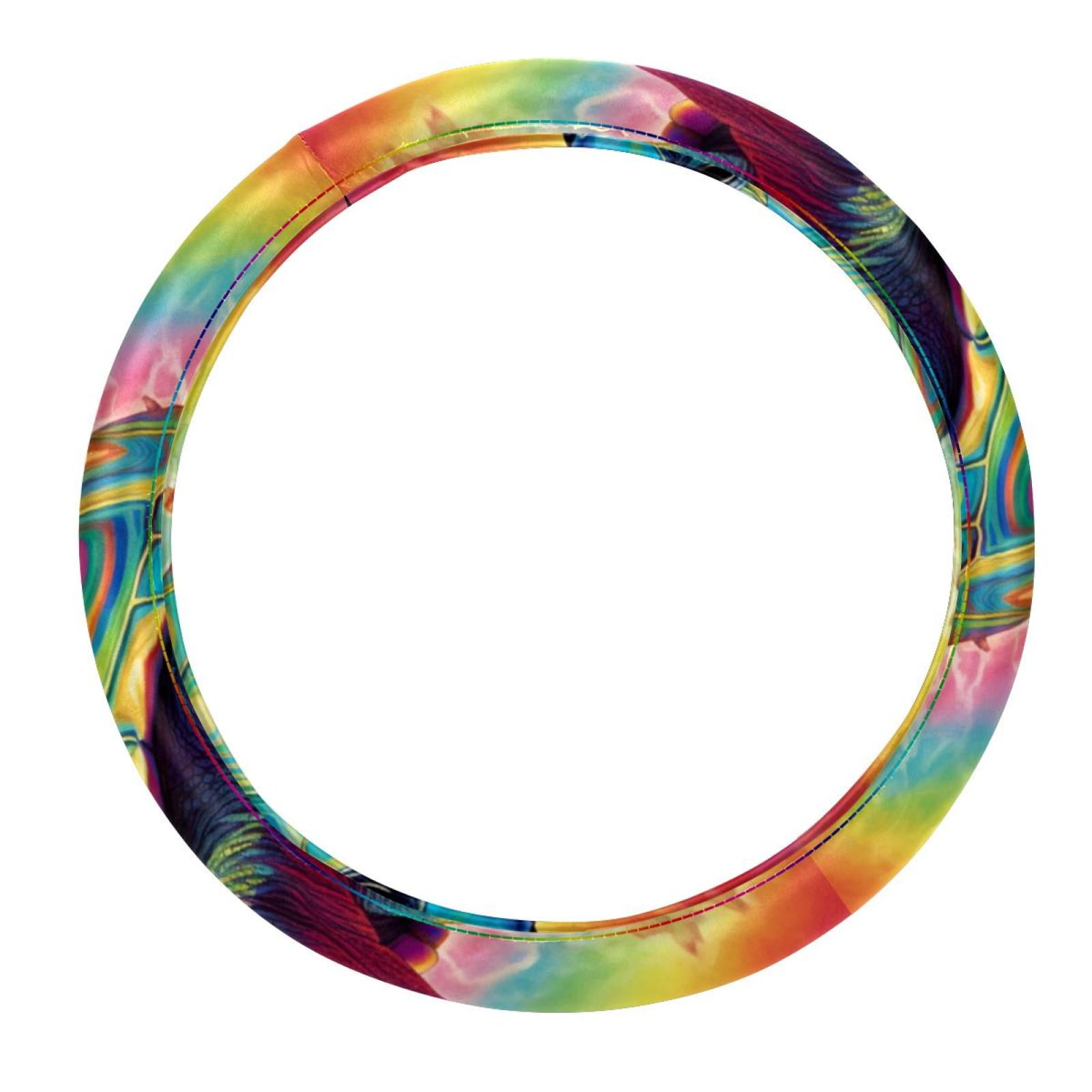 Sea Turtle 14.5 Inch Printing PVC Leather Steering Wheel Cover Car ...