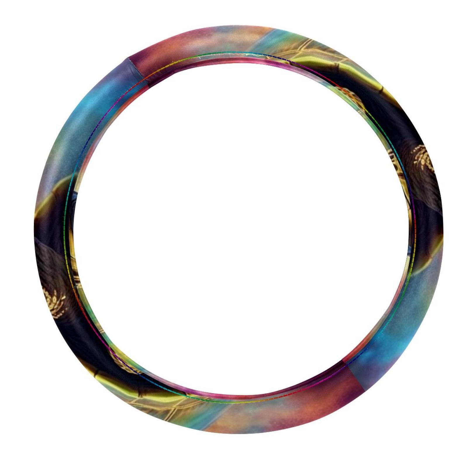 Sea Turtle 14.5 Inch Printing PVC Leather Steering Wheel Cover Car ...