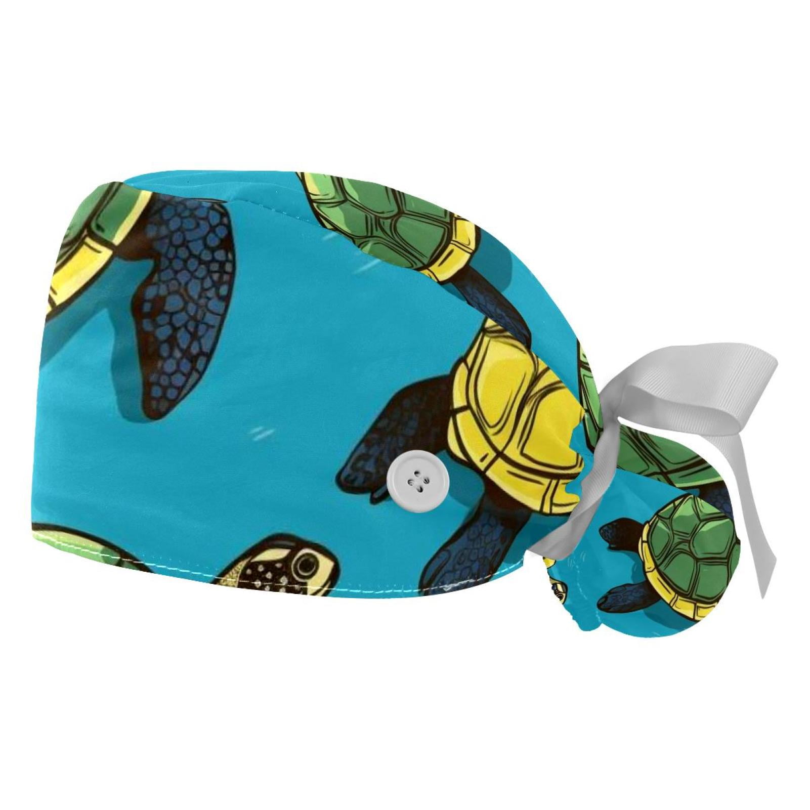 Sea Turtle Adjustable Working Caps, Working Caps for Men,2 Packs ...