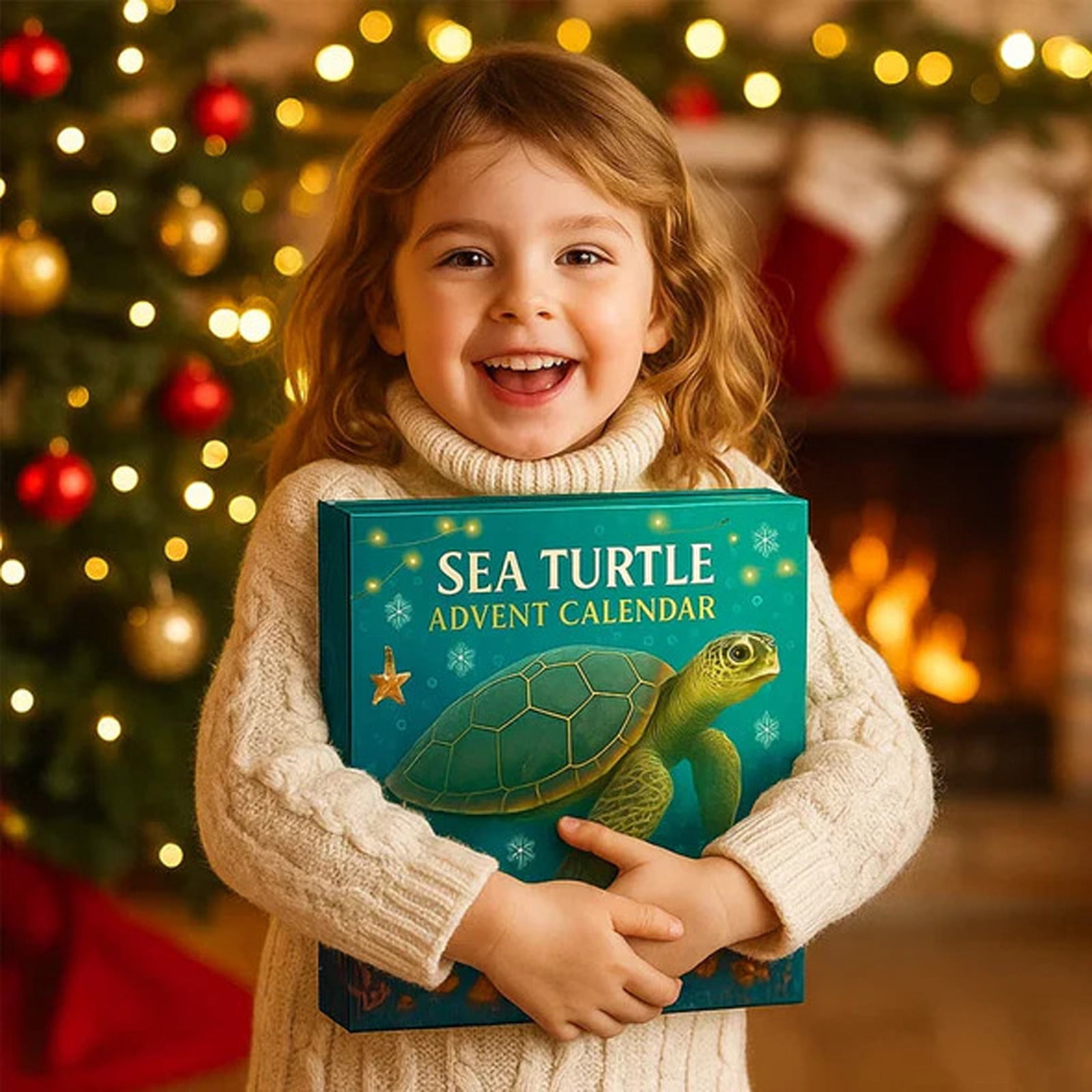 Sea Turtle Advent Calendar 2025,Christmas Turtle Countdown Calendar,24 ...