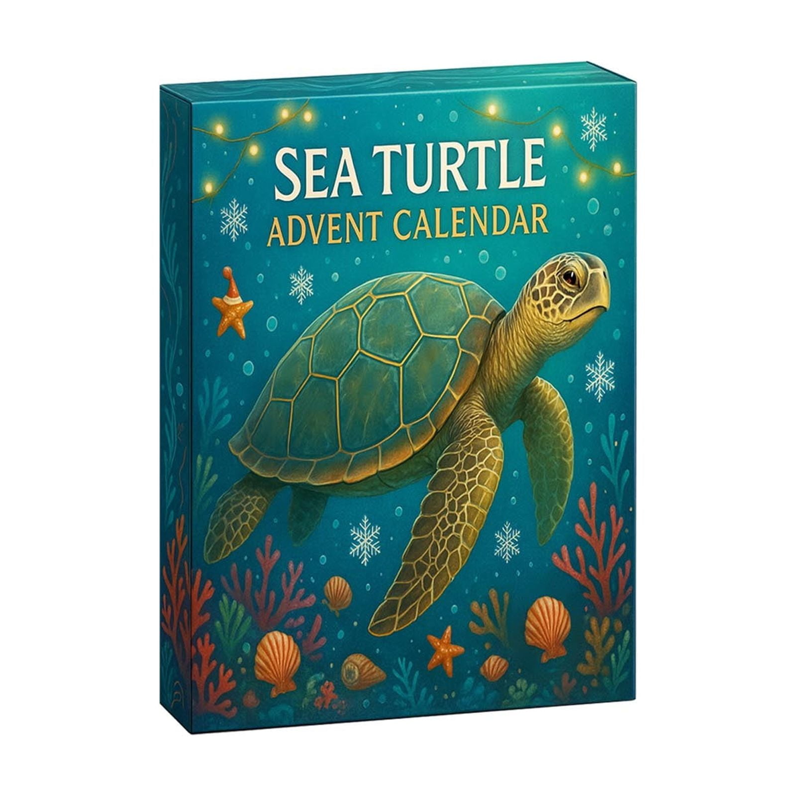 Sea Turtle Advent Calendar For Christmas Countdown Holiday Gift Box For ...
