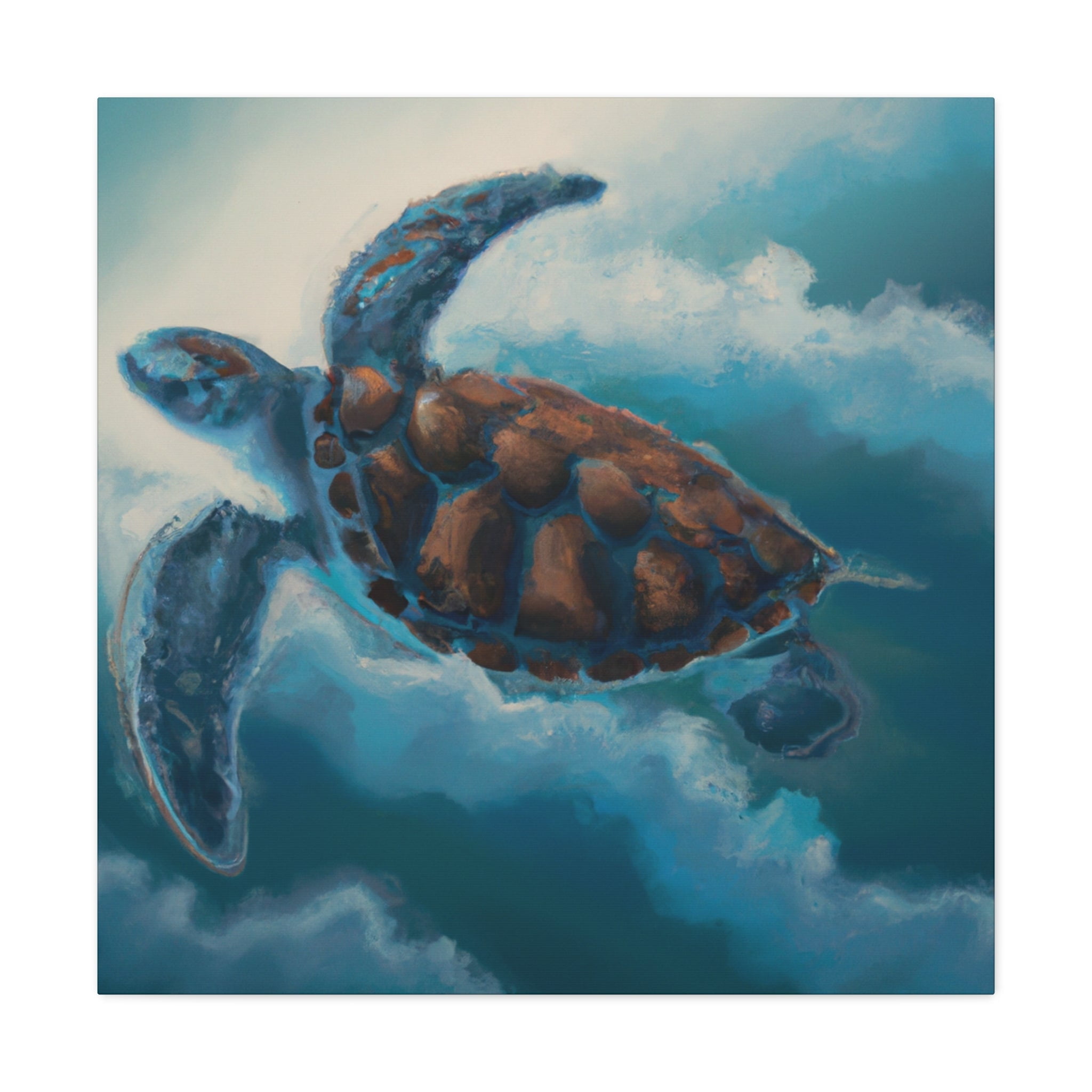 "Sea Turtle Affirmation" - Canvas - Walmart.com