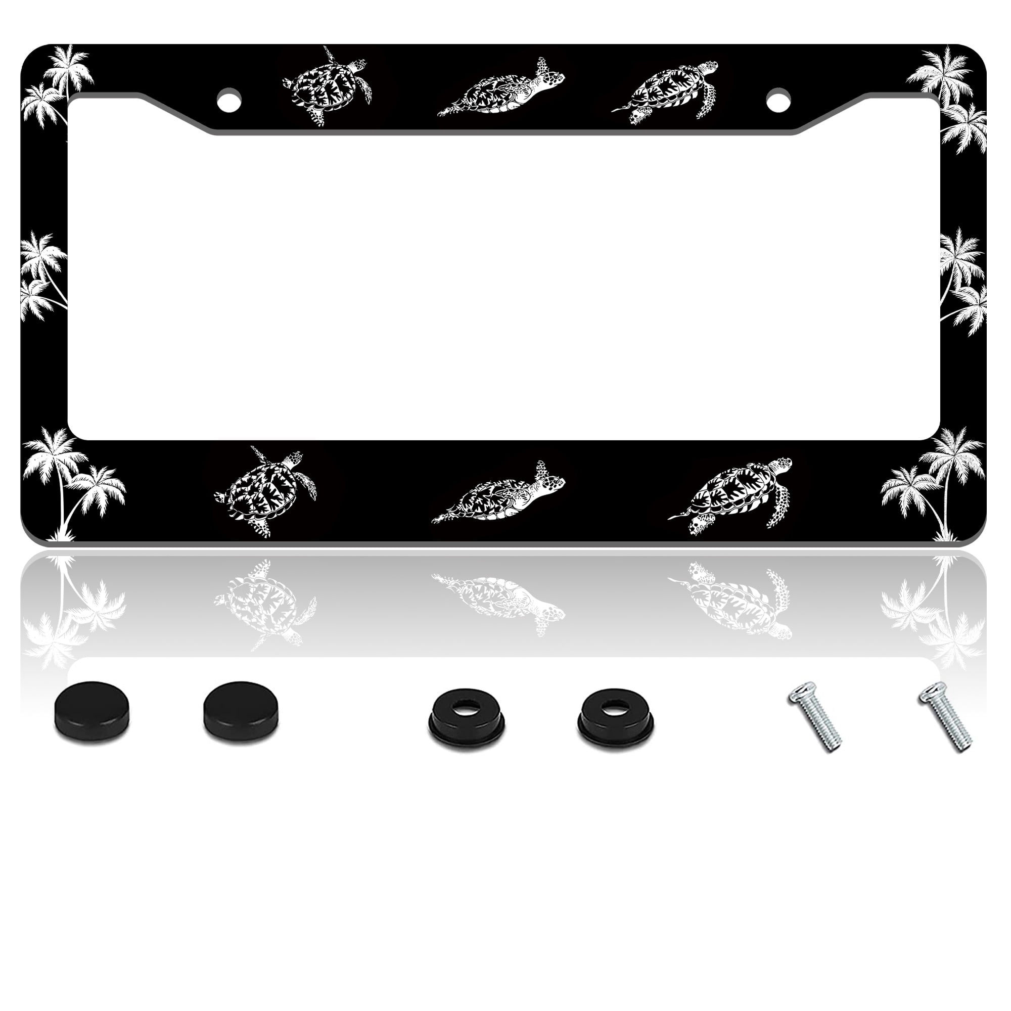 Sea Turtle Animal License Plate Frame Metal Car Accessories ...