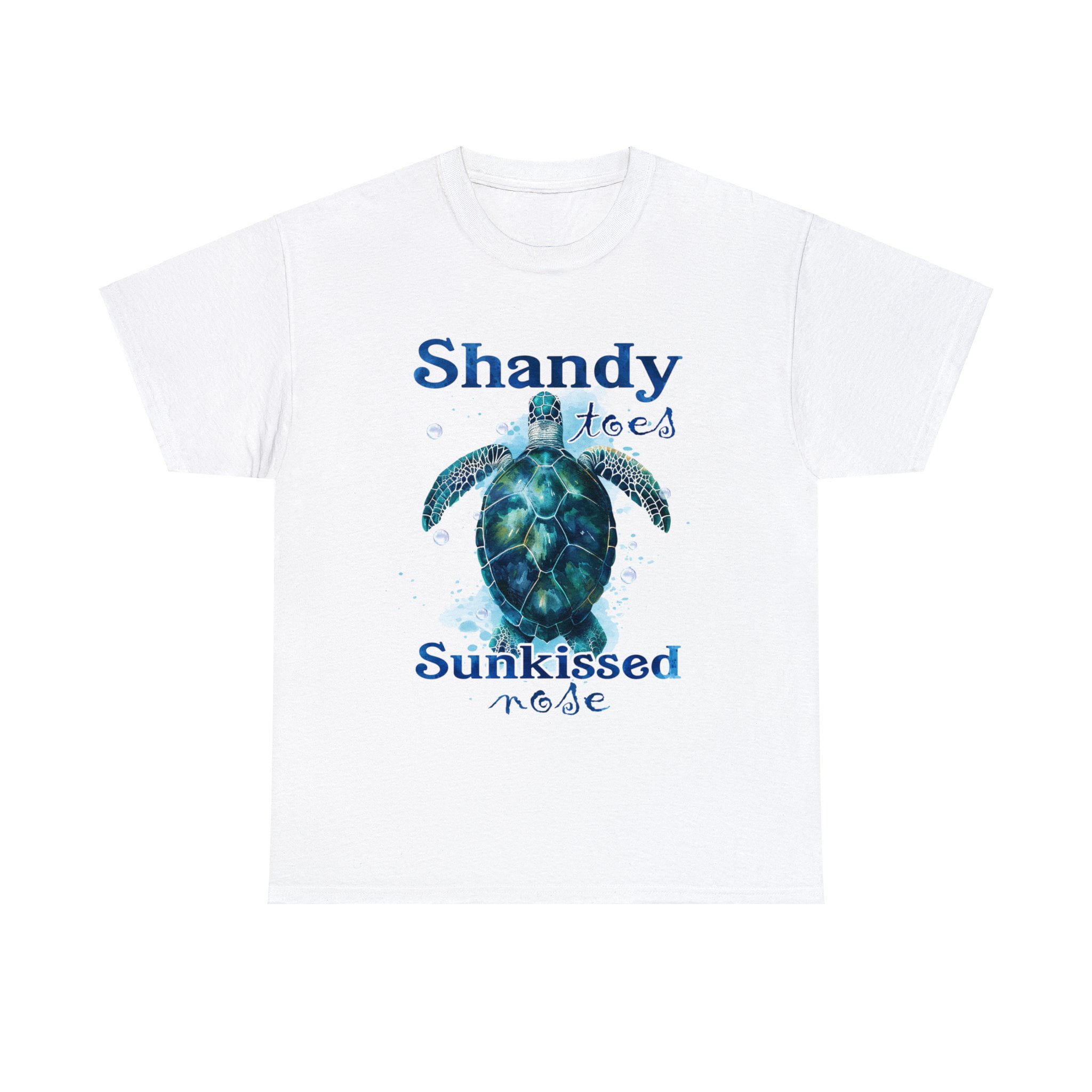 Sea Turtle Beach Sandy Toes Sunkissed Nose Shirt ID-0224-NWFT - Walmart.com