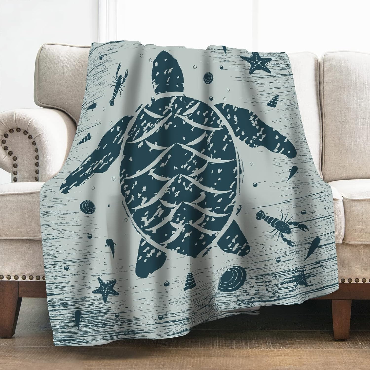 Sea Turtle Blanket Gifts for Women Girls Boys Decor for Home Bedroom ...