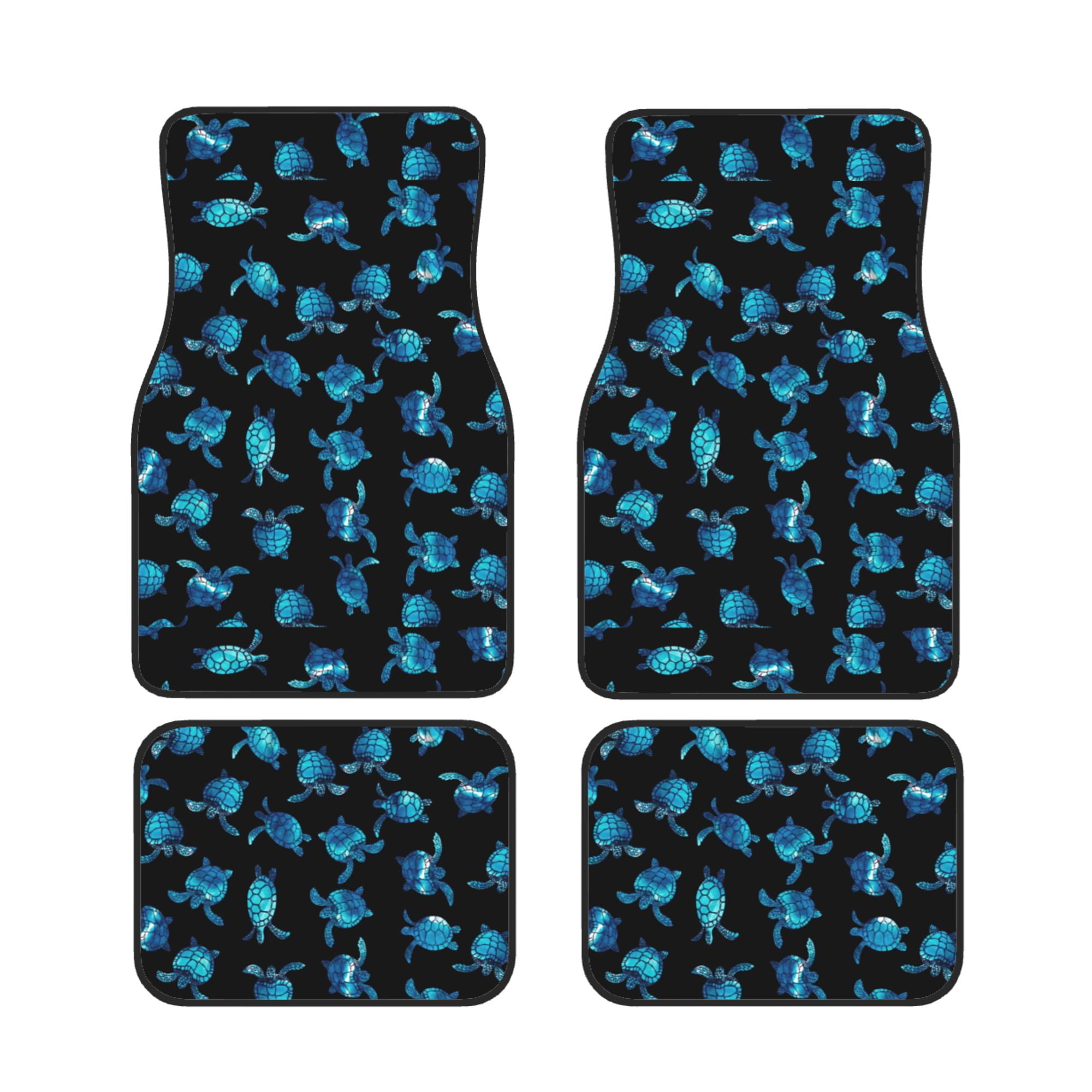 Sea Turtle Blue Navy Universal Fit Carpet Floor Mats For Car Suv Van & Truck 4-Piece - Walmart.com