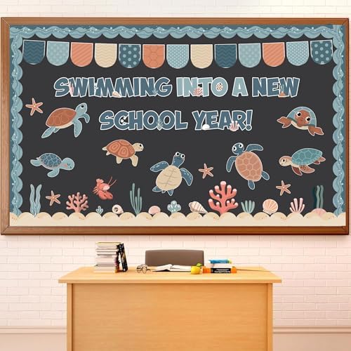 Sea Turtle Bulletin Board Set Under The Sea Bulletin Board Classroom ...