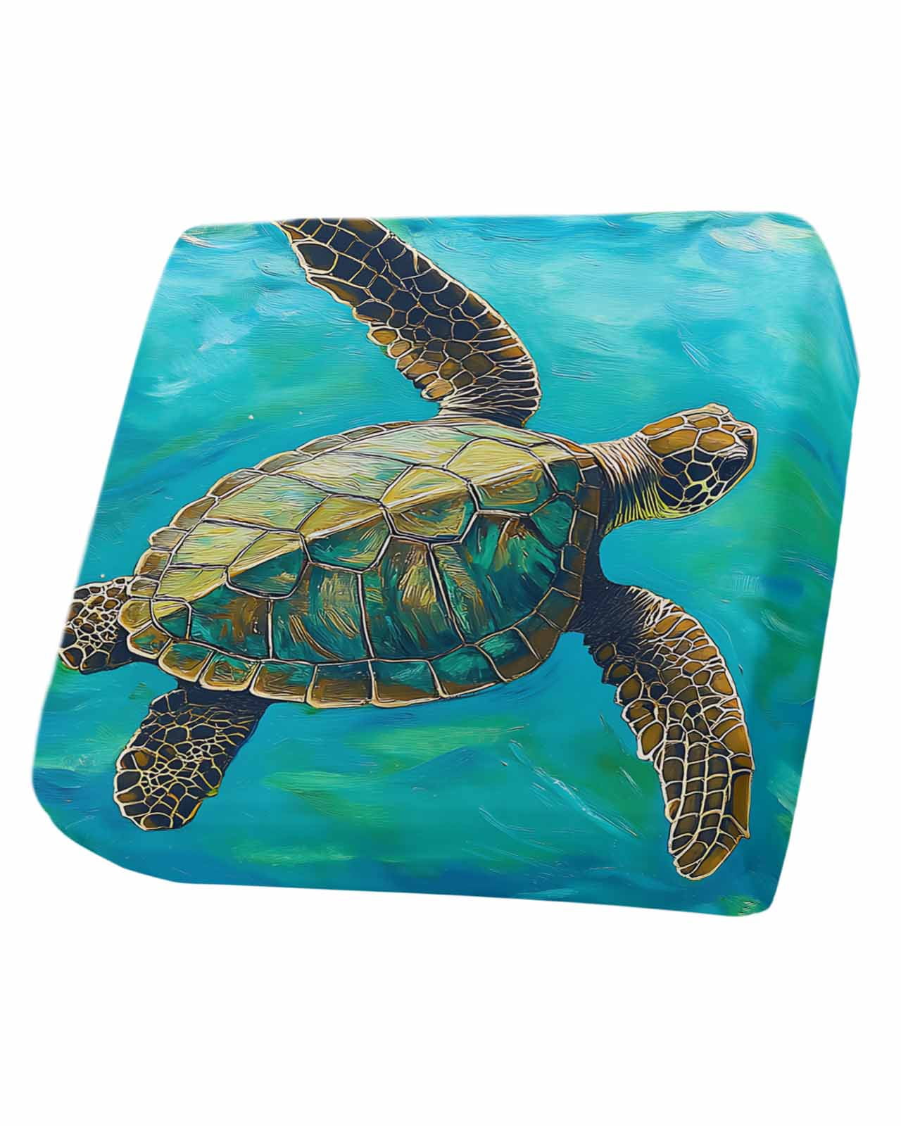 Sea Turtle Coastal Sofa Couch Cushion Covers Washable, Removable ...