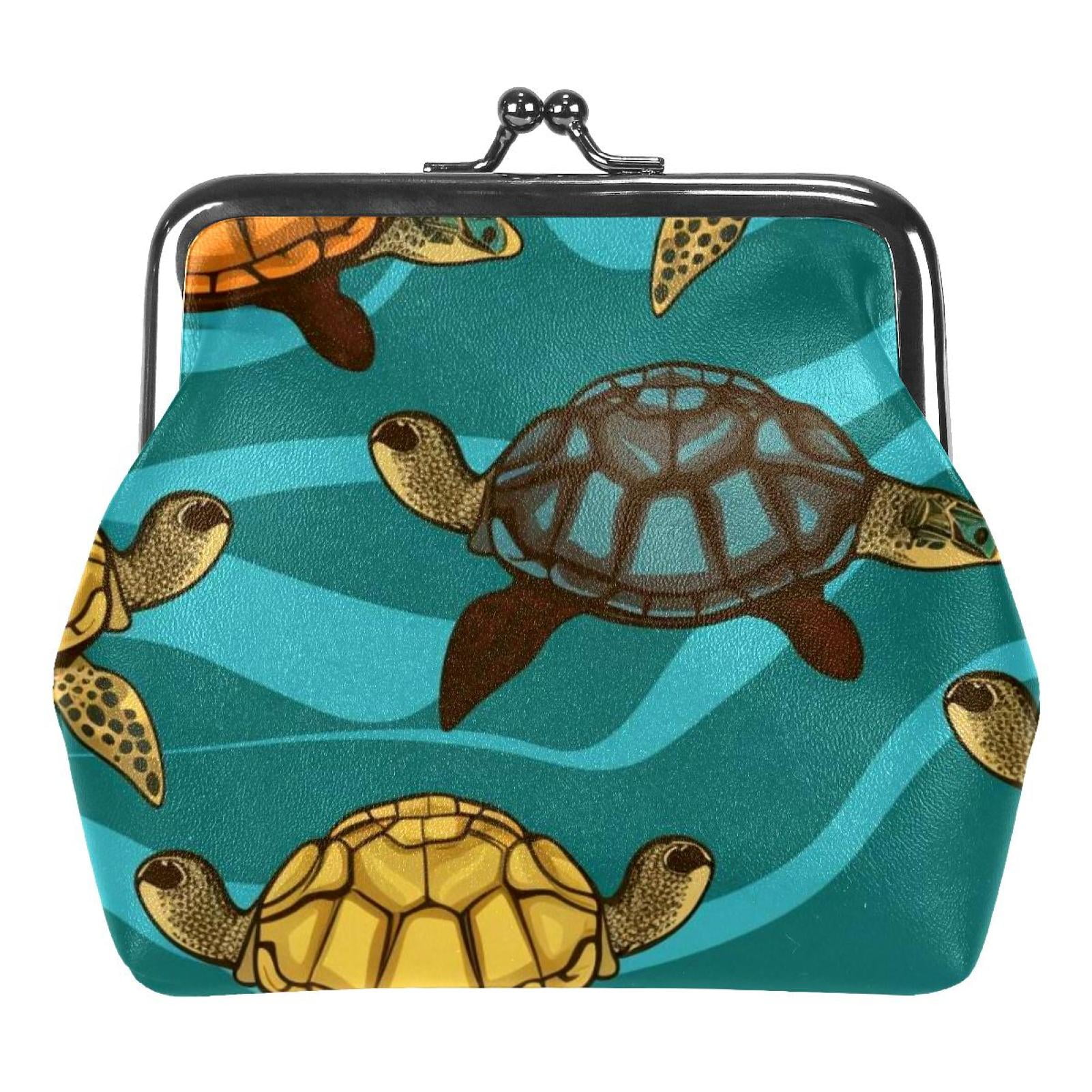 Sea Turtle Coin Purse, Kiss Lock Coin Purse, Large Capacity Coin Pouch ...