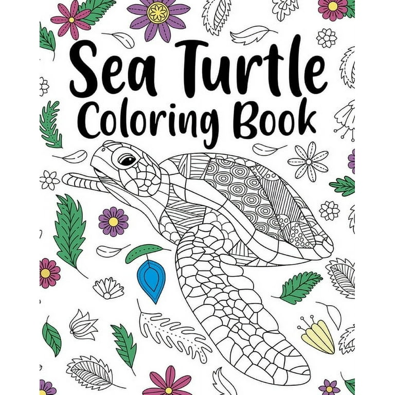 coloring pages of a sea turtle