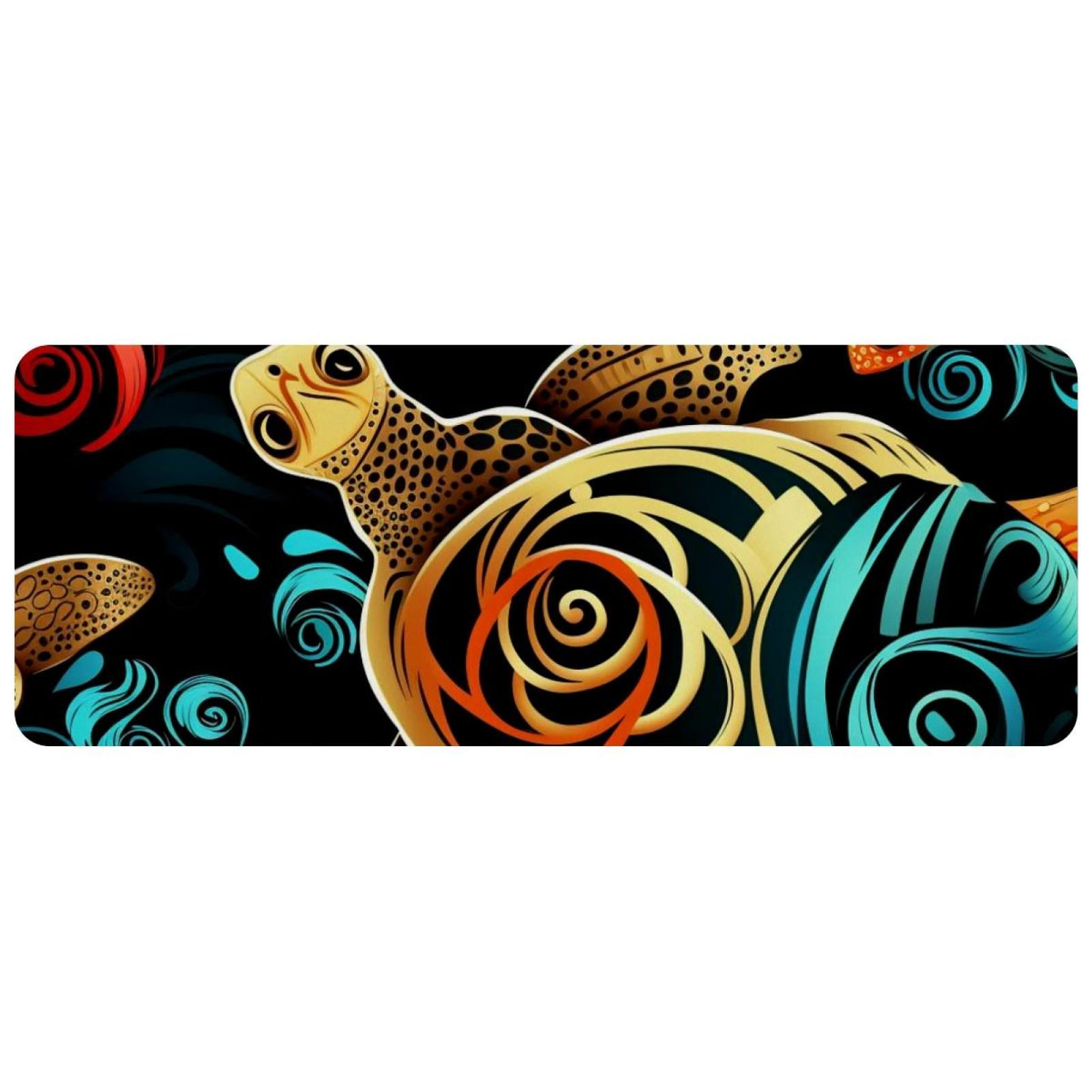 Sea Turtle Computer Mouse Pad,Rubber Mouse Mat for Gaming, Office ...