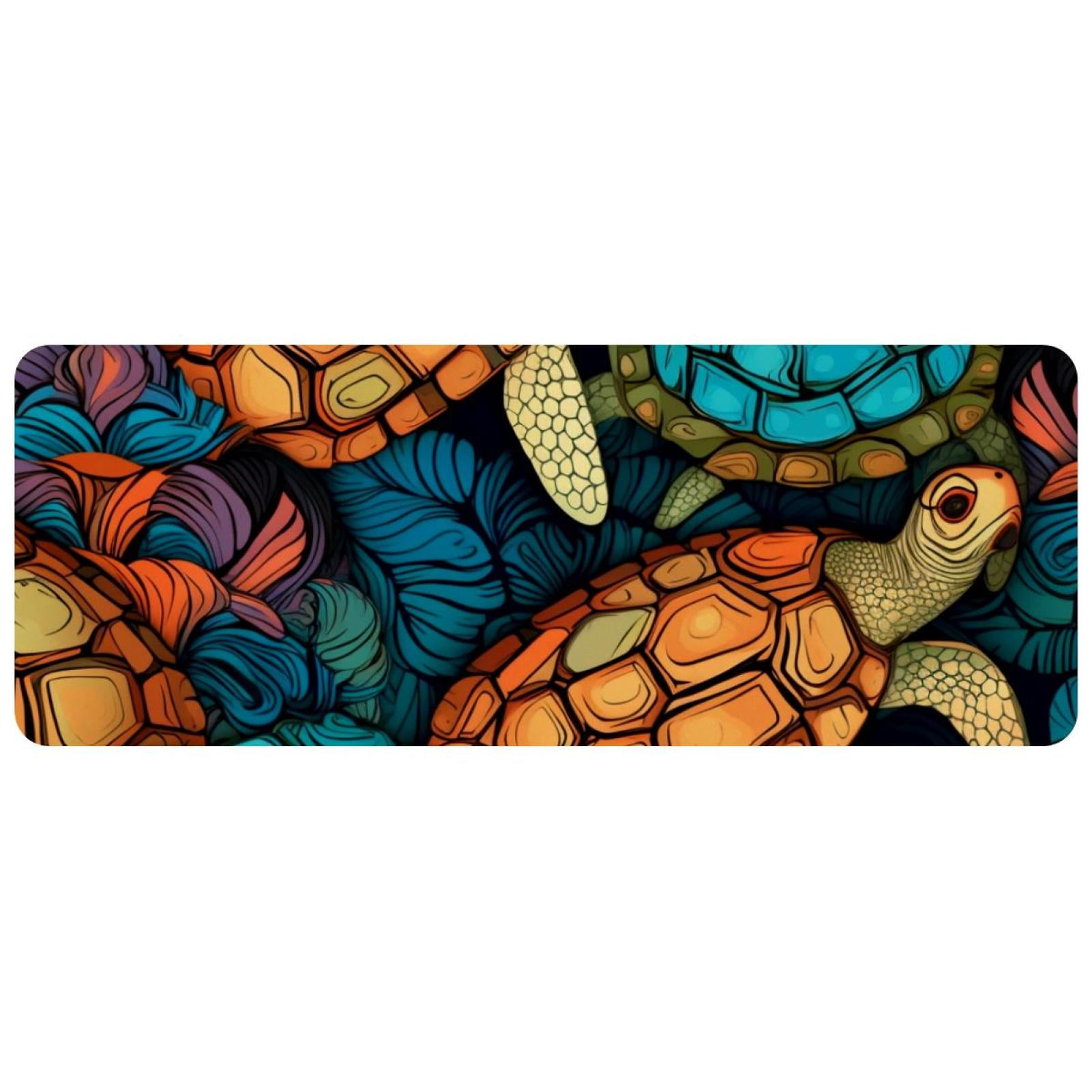 Sea Turtle Computer Mouse Pad,Rubber Mouse Mat for Gaming, Office ...