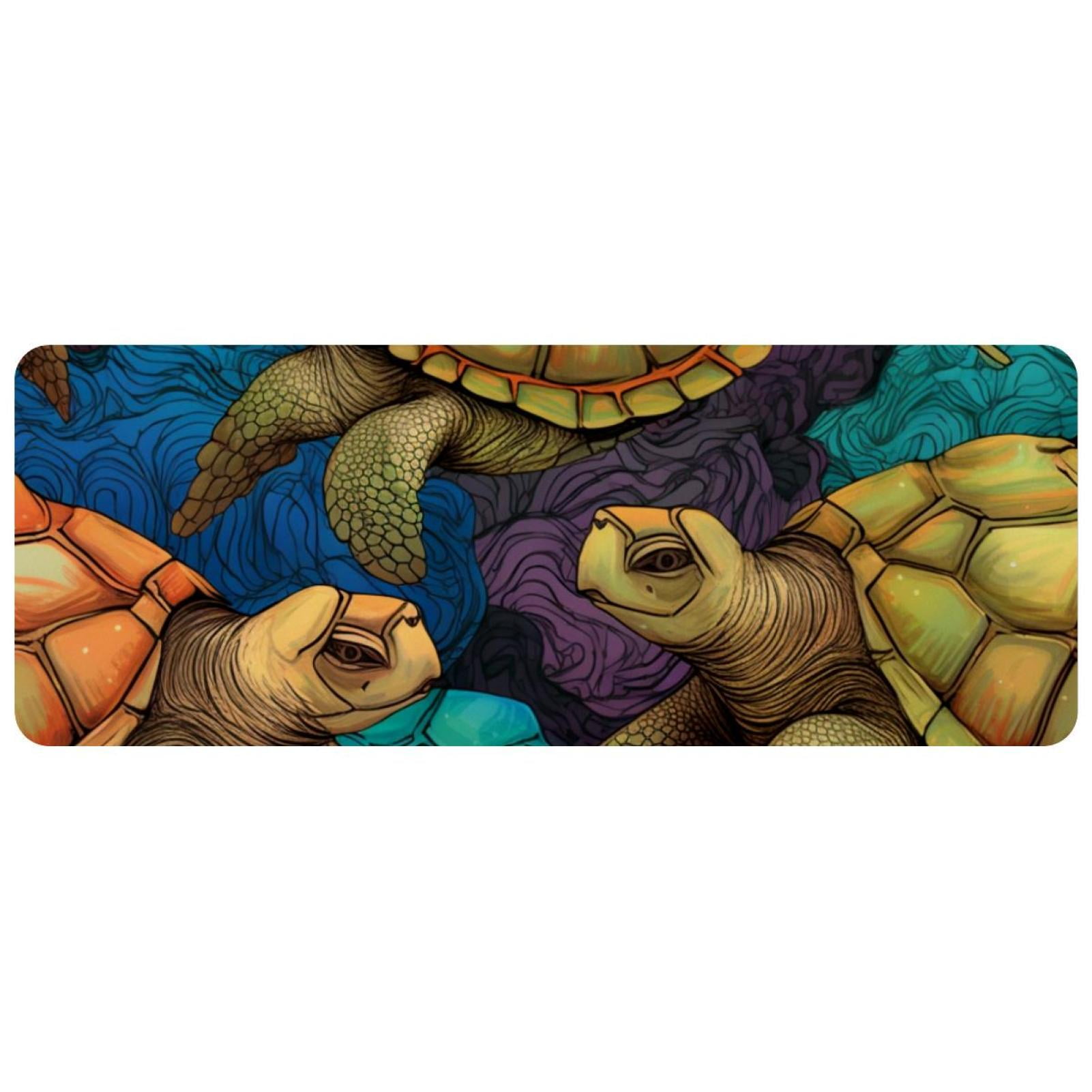 Sea Turtle Computer Mouse Pad,Rubber Mouse Mat for Gaming, Office ...