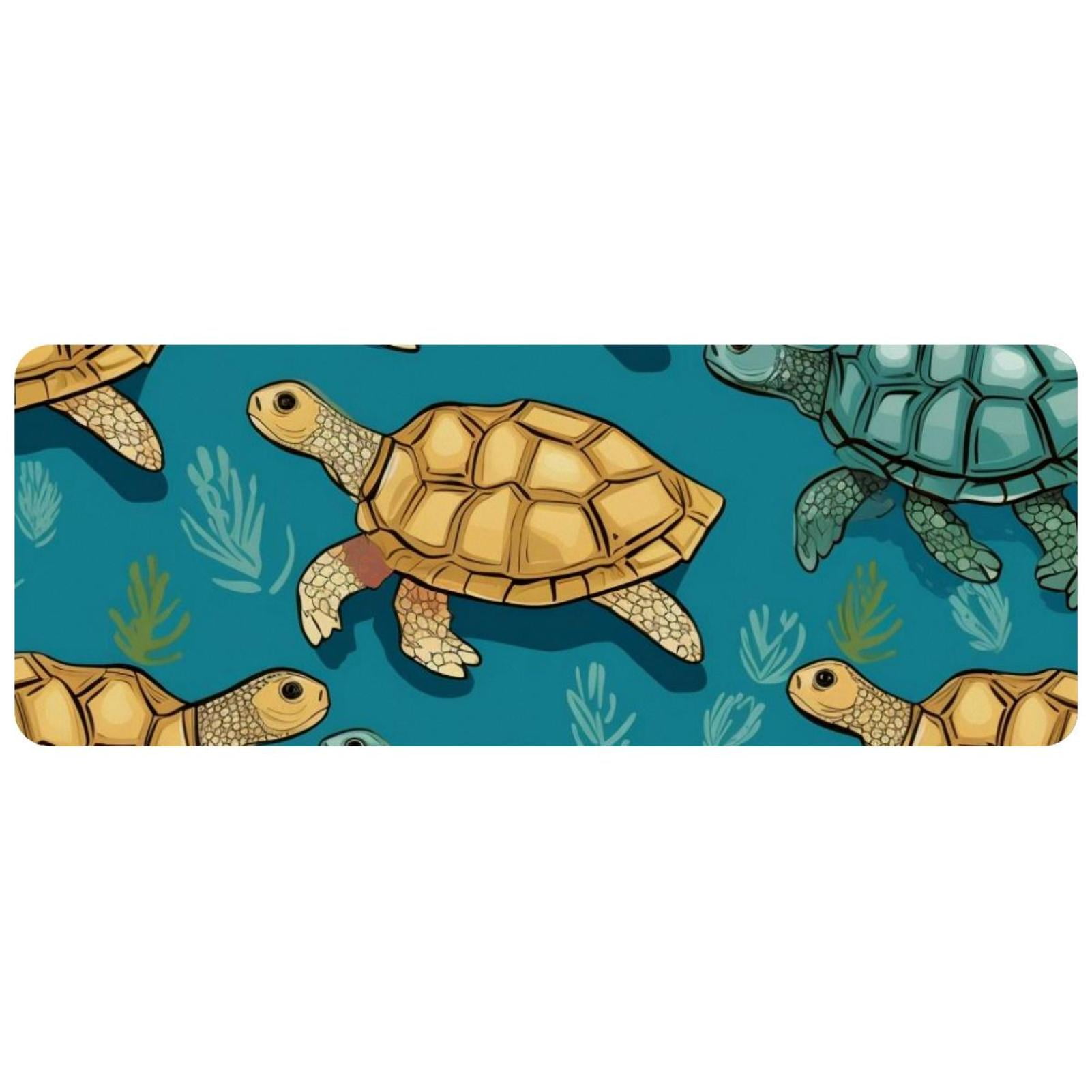 Sea Turtle Computer Mouse Pad,Rubber Mouse Mat for Gaming, Office ...