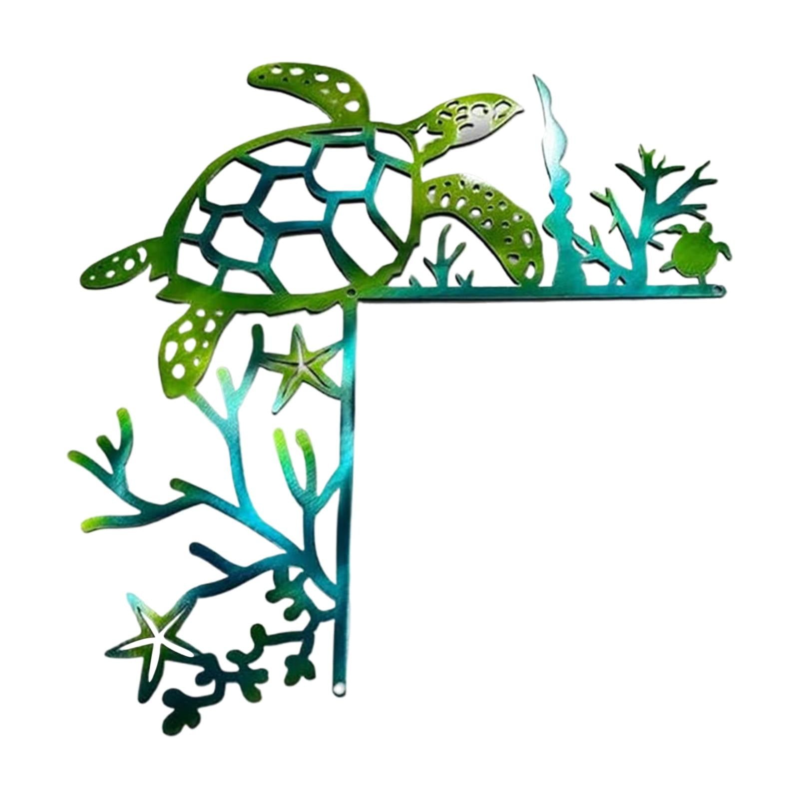 Sea Turtle Door Frame Decoration Coastal Metal Turtle Door Frame Wall ...