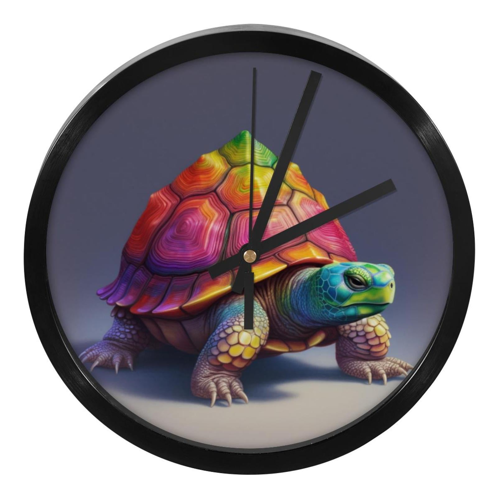 Sea Turtle Elegant Mother's Day Clock for Grandma | Precise Quartz ...