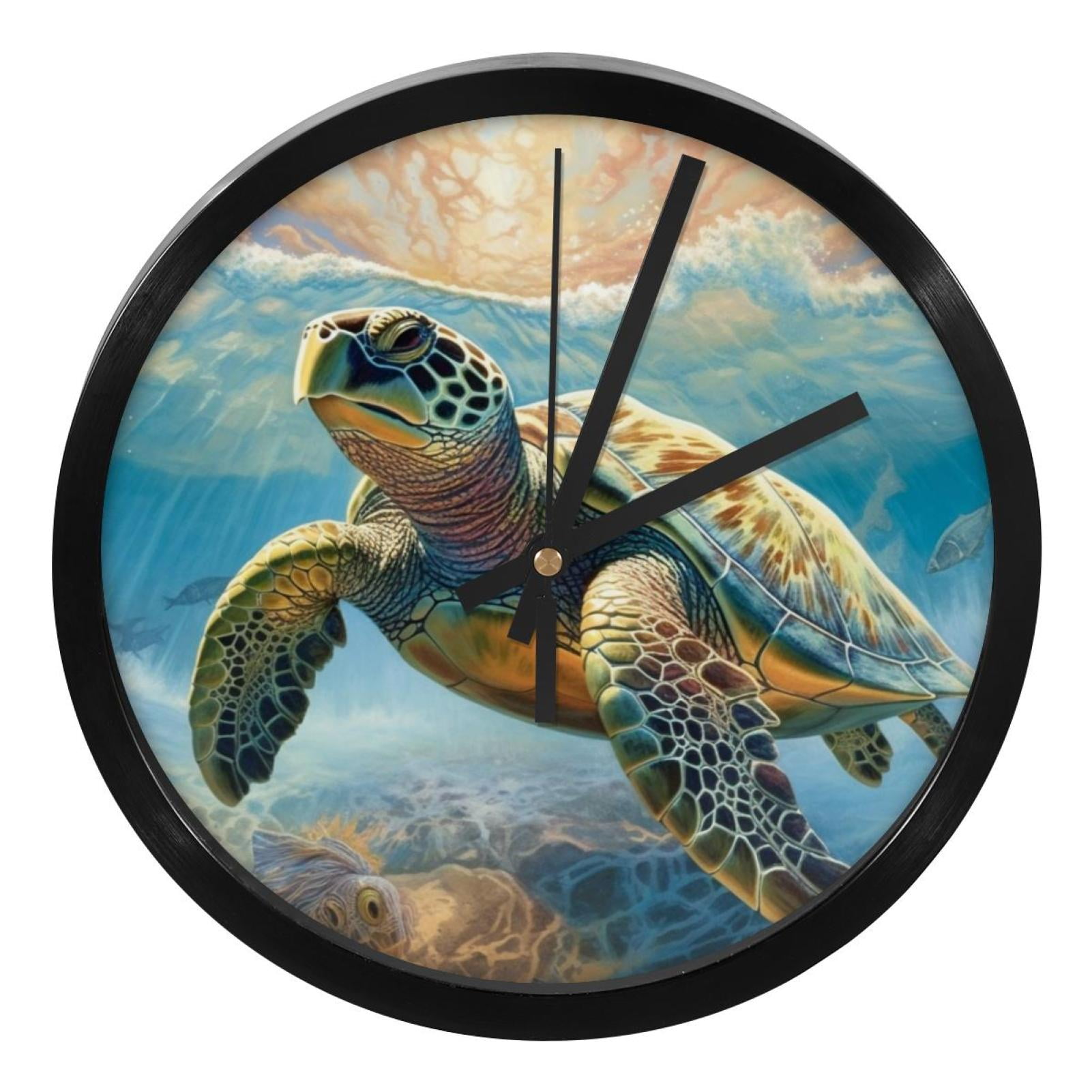 Sea Turtle Elegant Wall Clock, Perfect Mother's Day Gift for Her ...
