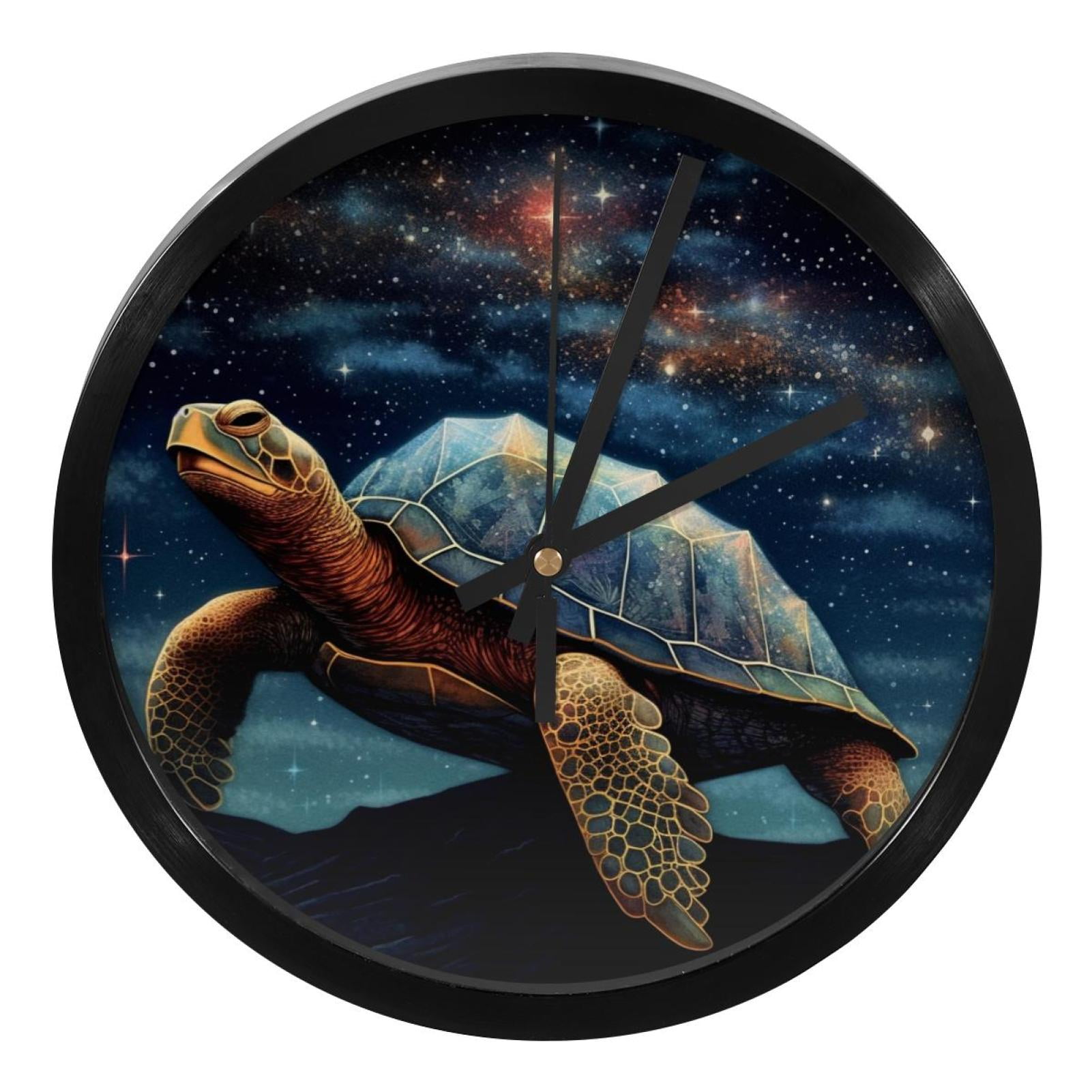 Sea Turtle Elegant Wall Clock for Mom - Quartz Movement, Mother's Day ...