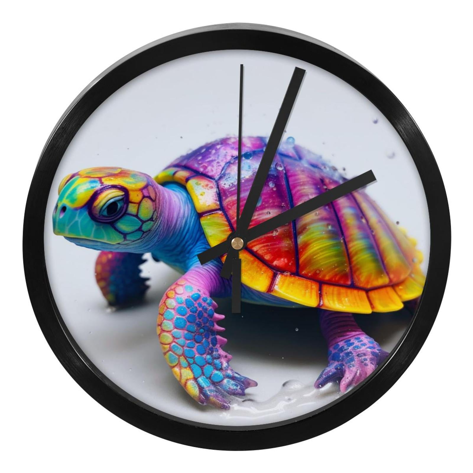 Sea Turtle Exquisite Mother's Day Clock for Office, Classroom, Bedroom ...