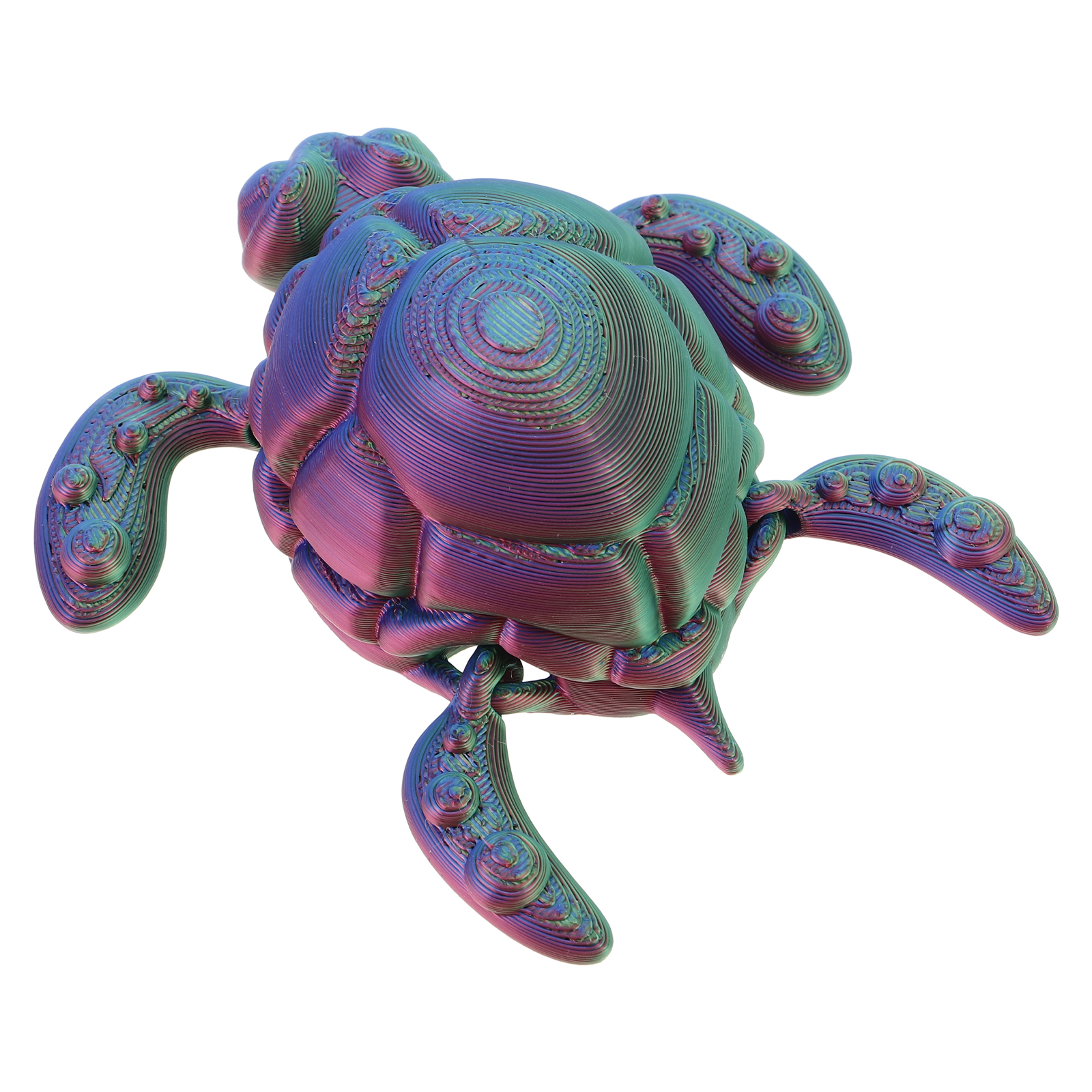 Sea Turtle Figurine with Movable Joints Simulation Turtle Model ...