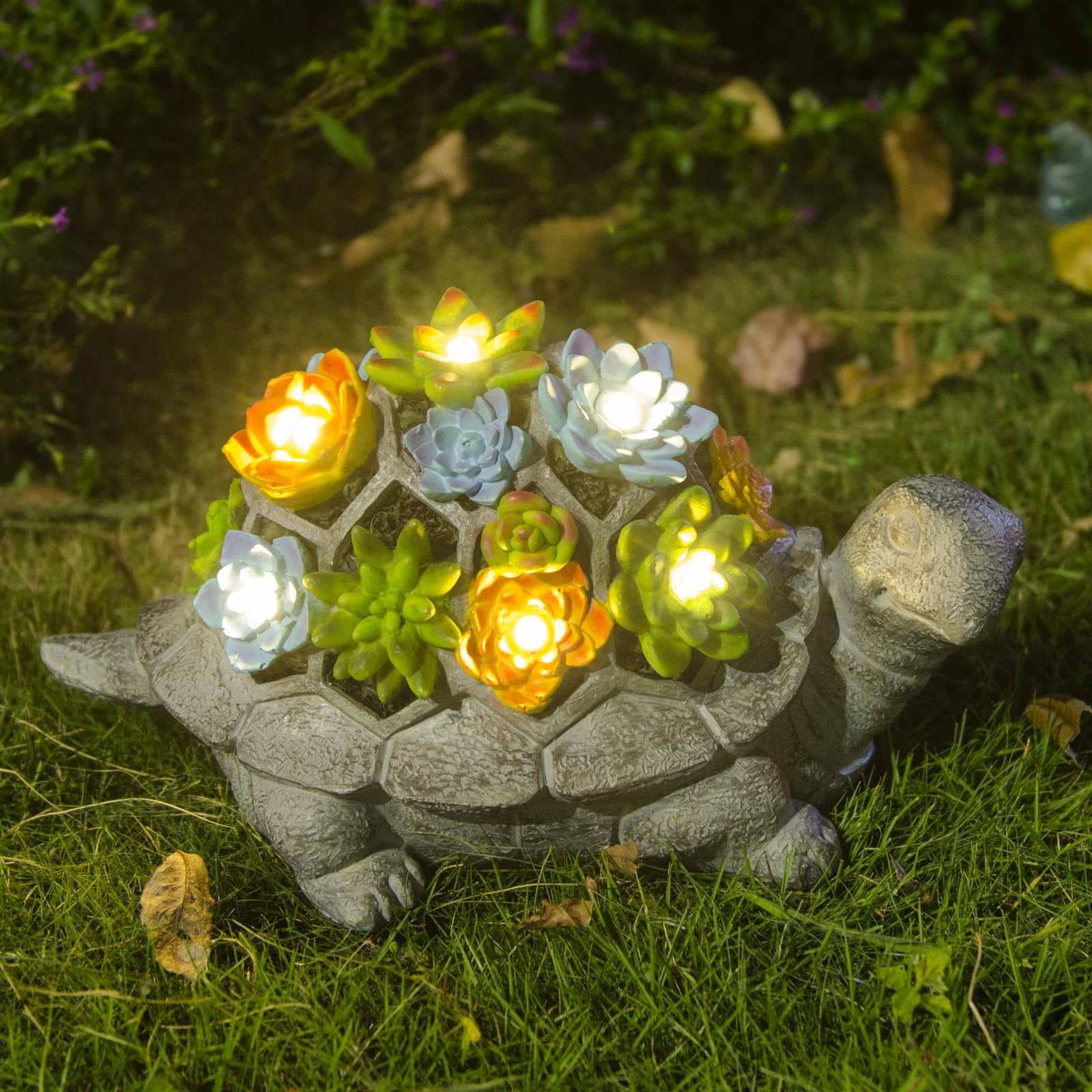 Sea Turtle Gift Solar Garden Statues Women Mother's Gifts Outdoor ...