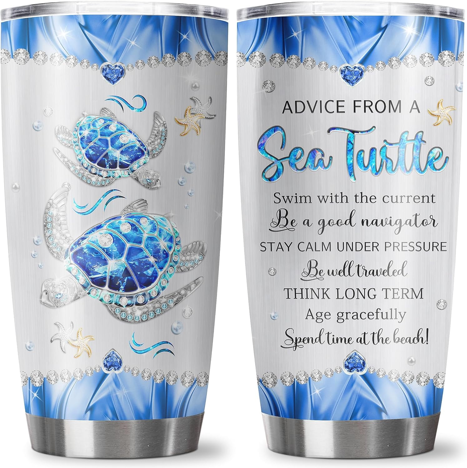 Sea Turtle Gifts Tumbler 20oz - Sea Turtle Gifts for Women - Turtle ...