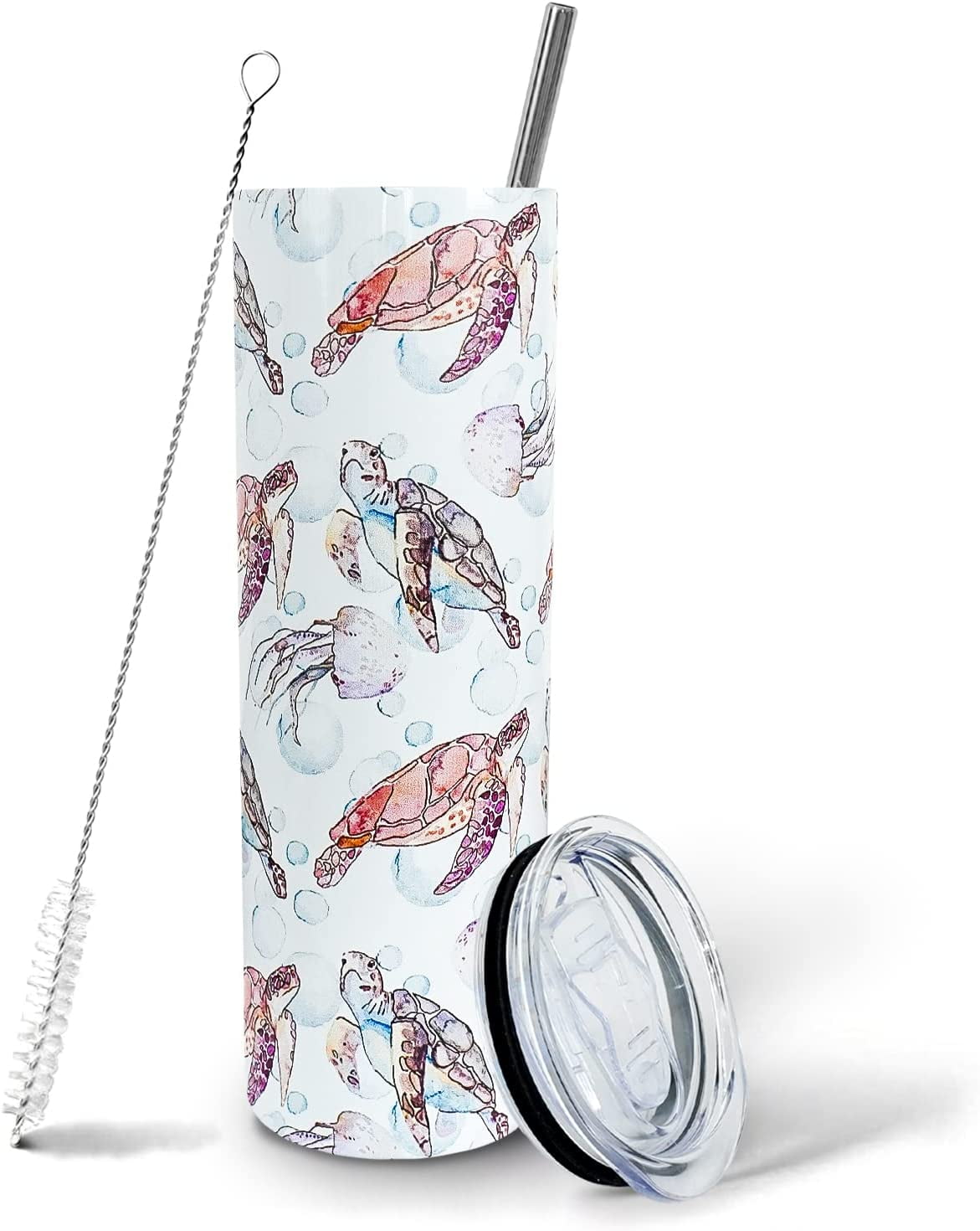 Sea Turtle Gifts for Women - Turtle Tumbler Turtle Cup with Lid and ...