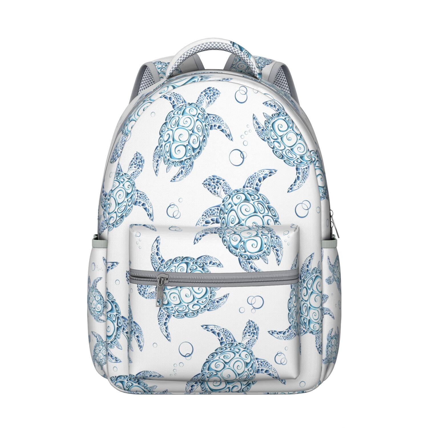 Sea Turtle Hawaiian Waterproof School Backpack - Ergonomic Student ...