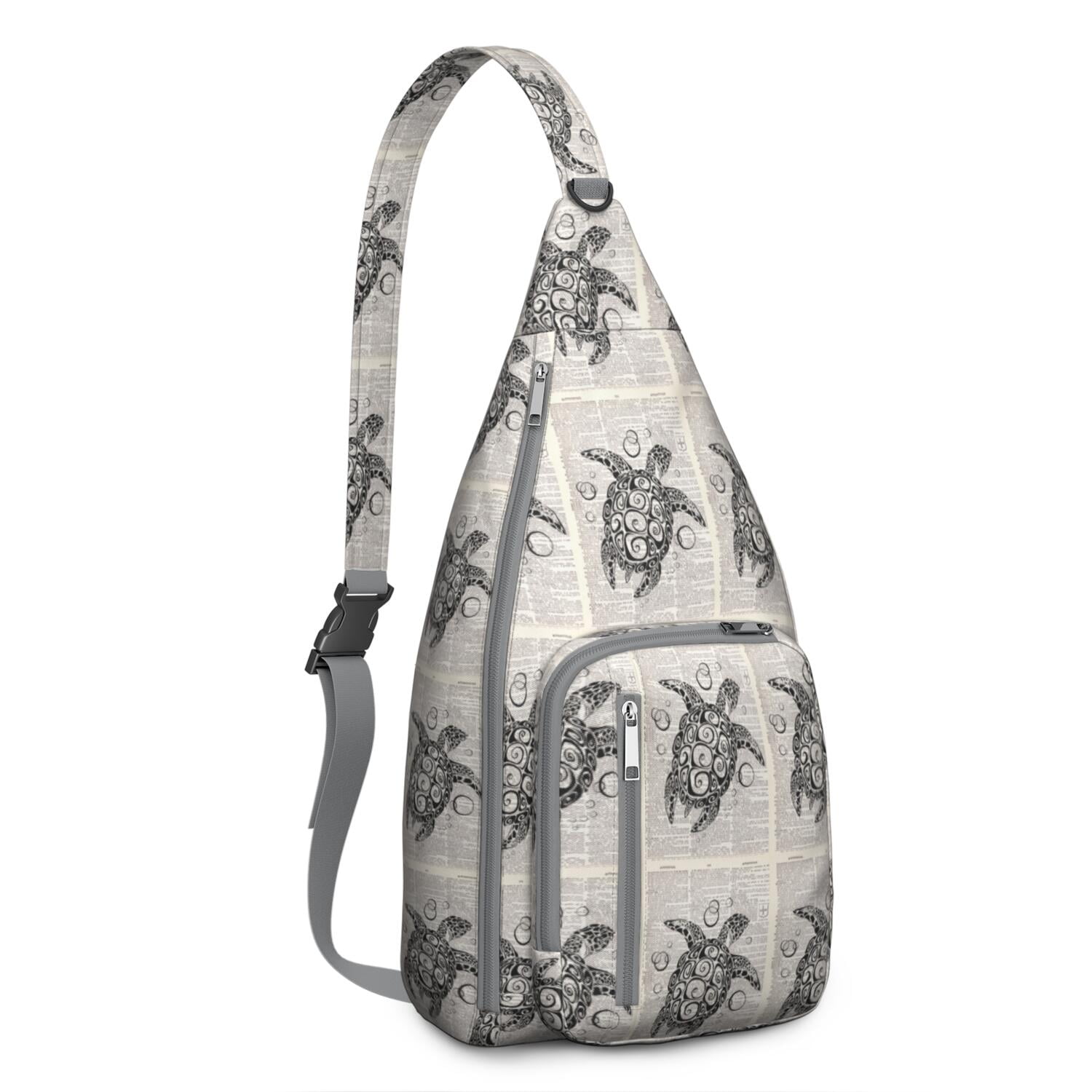 Sea Turtle Hiking Backpack – Boho Ocean Animal Daypack with Watercolor ...