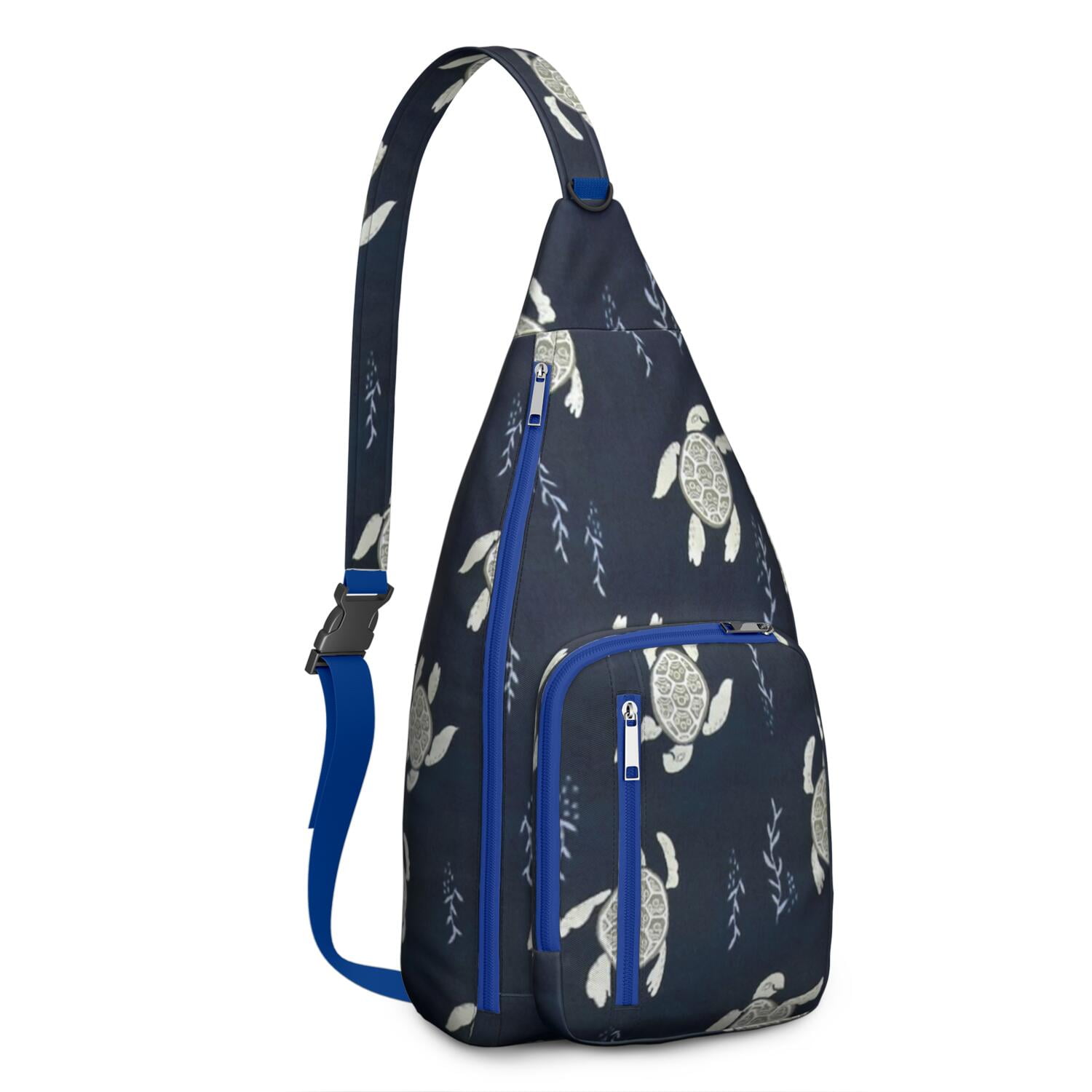 Sea Turtle Hiking Backpack – Boho Ocean Animal Daypack with Watercolor ...